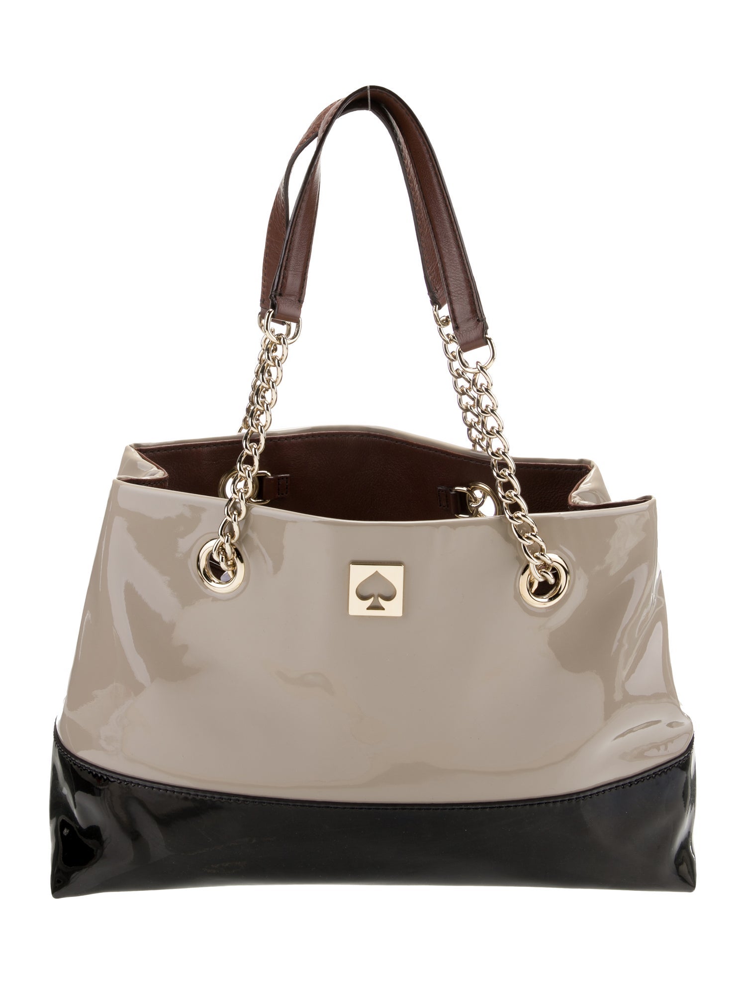 Kate Spade New York Chain-Link PVC Shoulder Bag - Brown Shoulder Bags ...