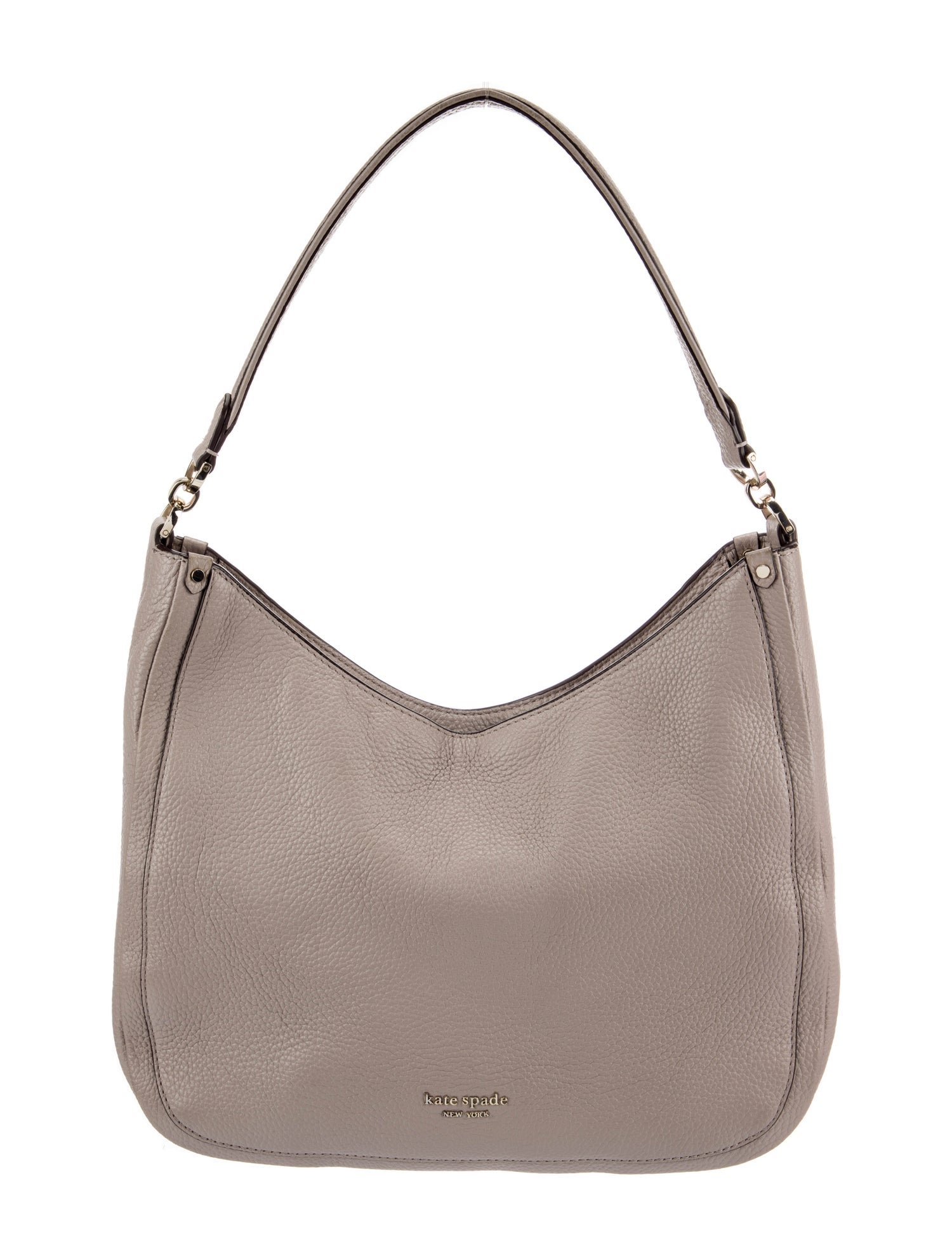 Kate Spade New York Leather Shoulder bag - Grey Shoulder Bags, Handbags ...