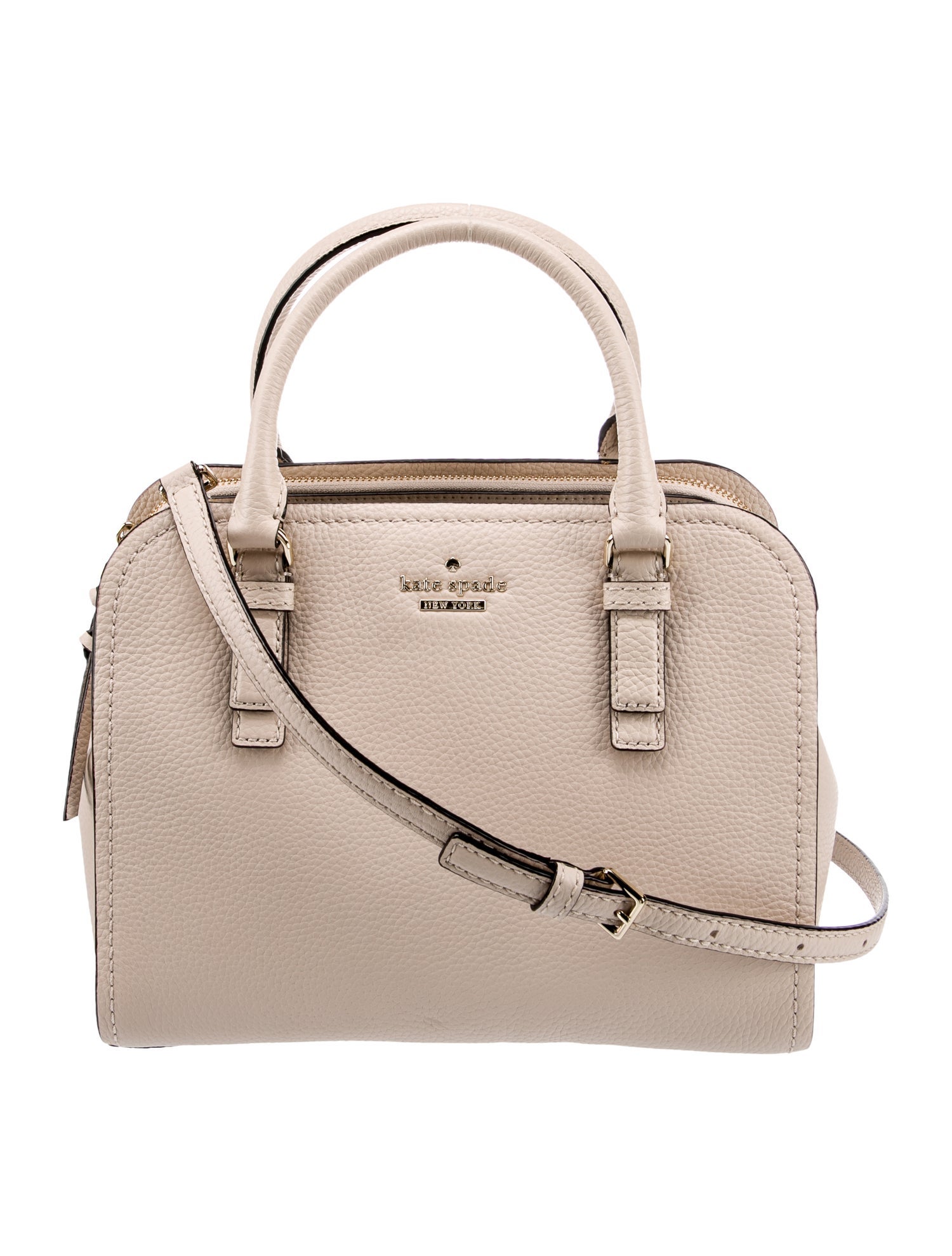 Kate Spade New York Leather Handle Bag w/Tags - Neutrals Handle Bags ...