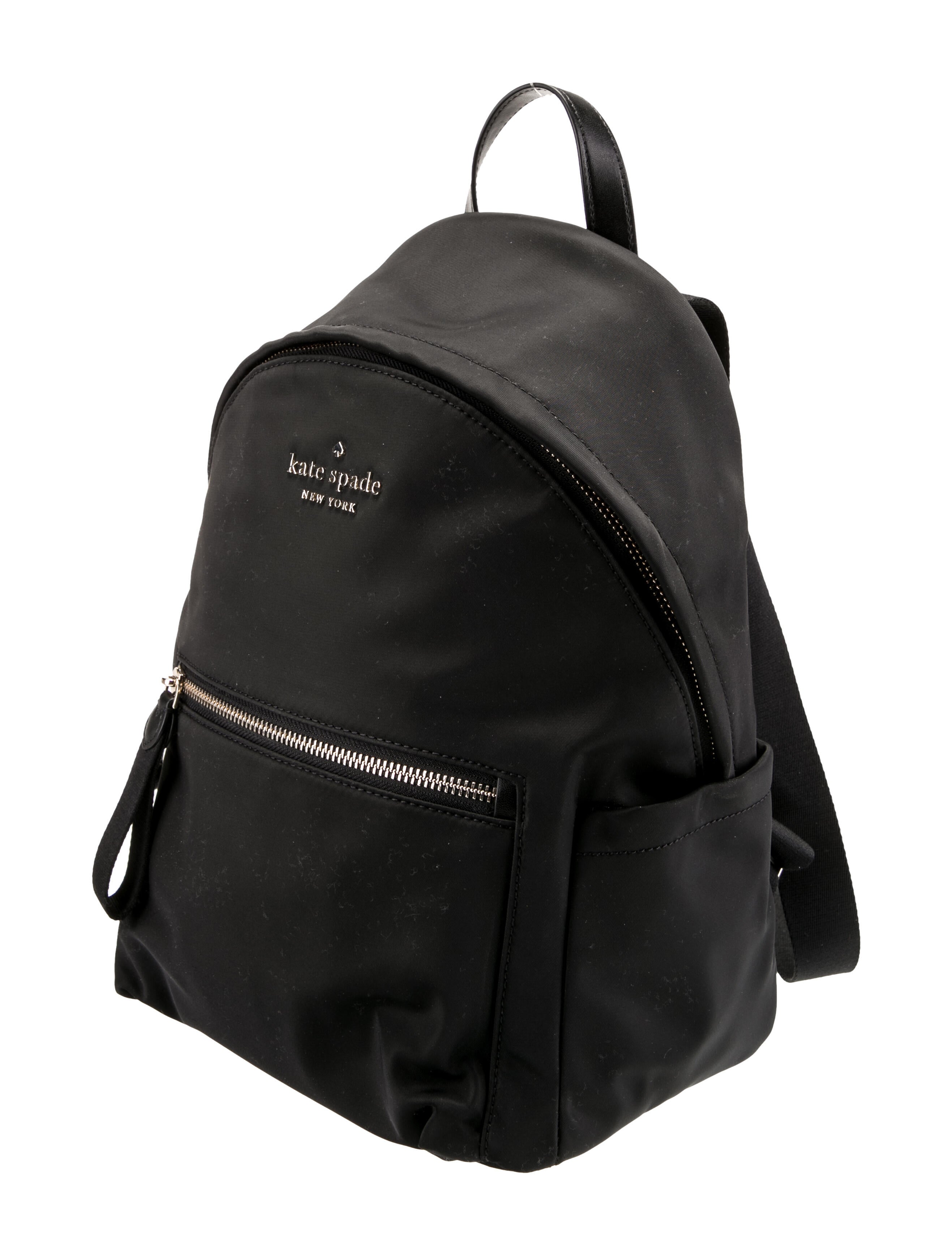 Kate Spade New York Leather Trim Backpack - Black Backpacks, Handbags ...
