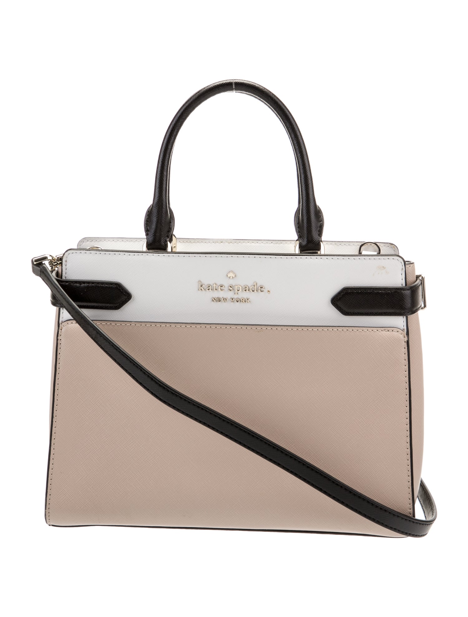 Kate Spade New York Saffiano Leather Handle Bag - Neutrals Handle Bags ...