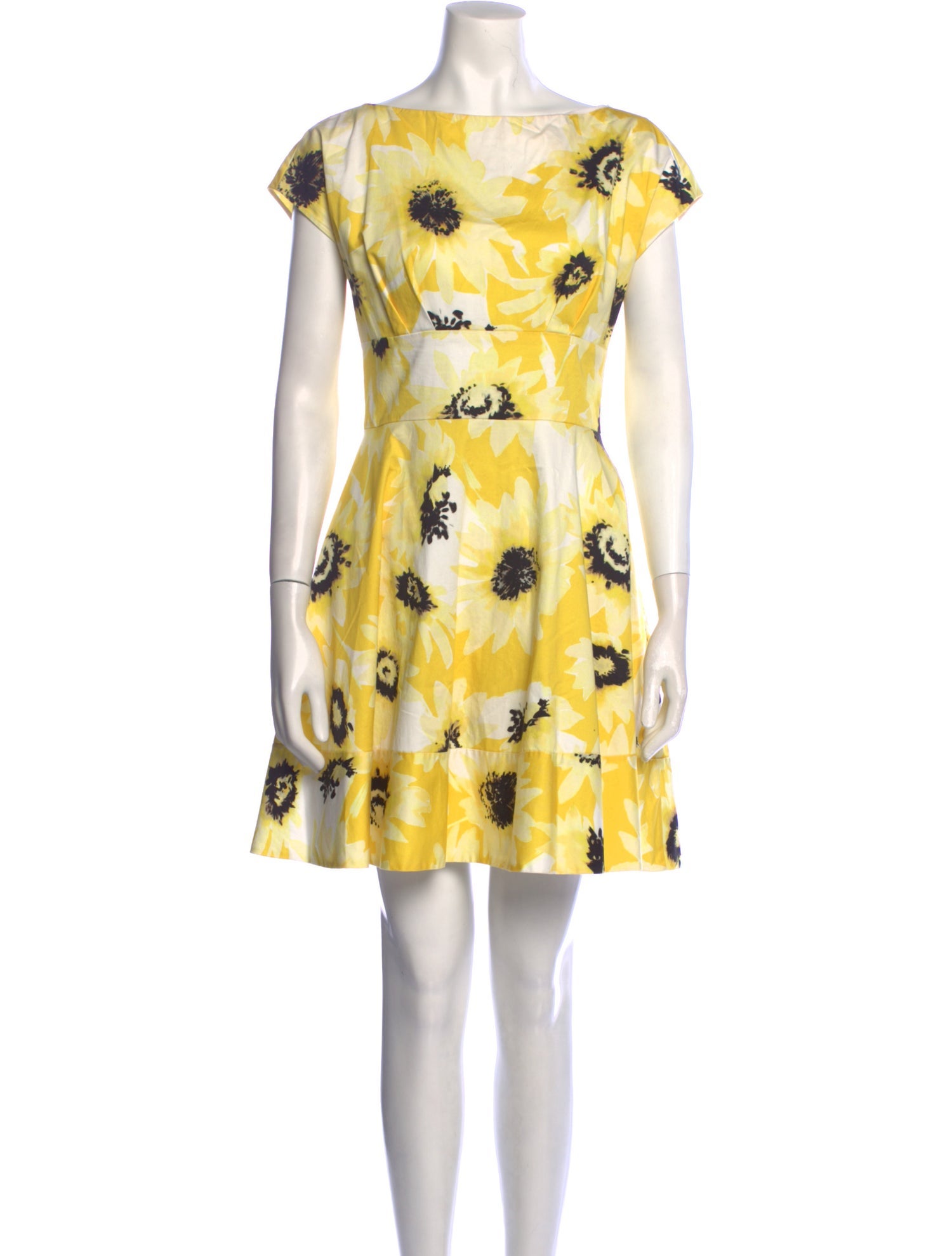 Kate Spade New York Printed Mini Dress - Yellow Dresses, Clothing ...