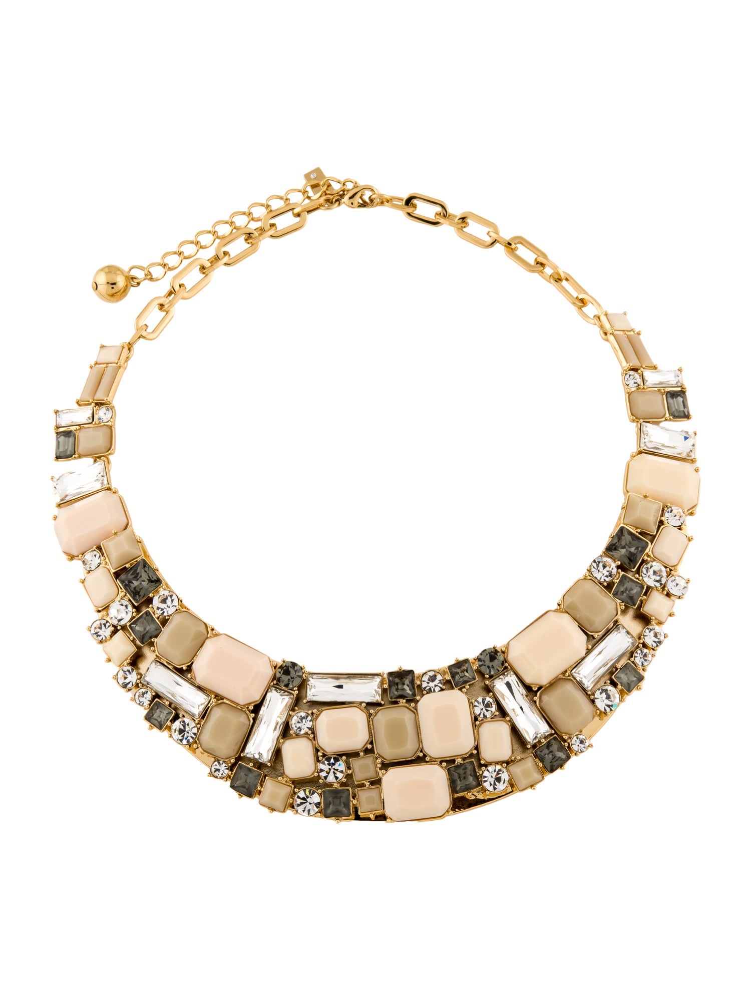Erickson Beamon Crystal Collar Necklace - Gunmetal Collar, Necklaces ...