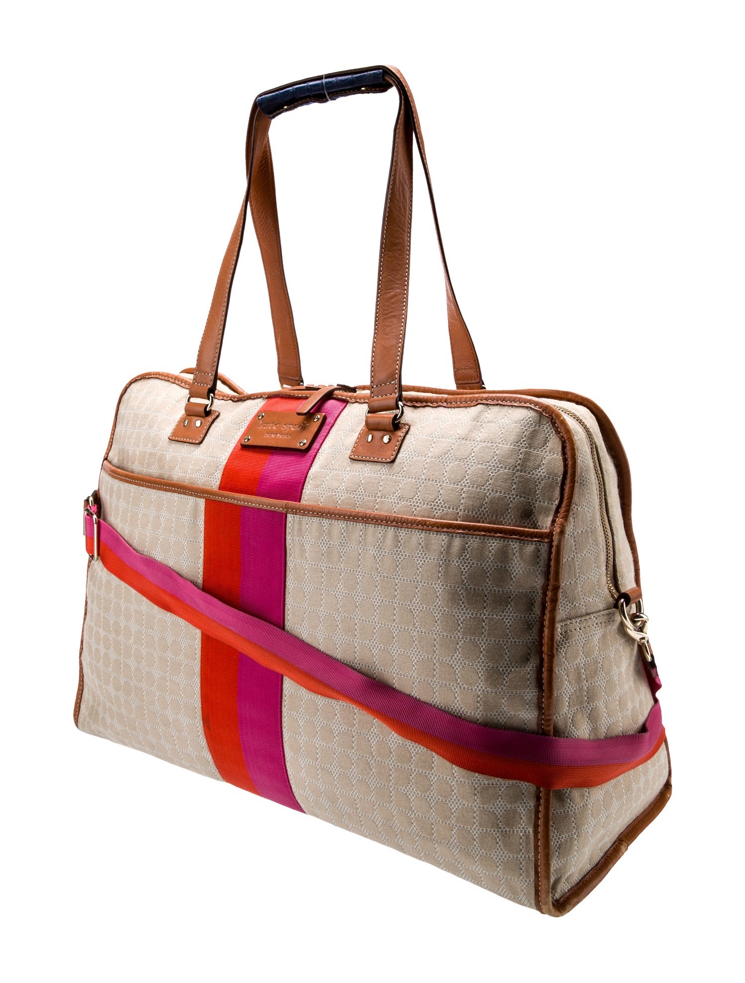 Kate Spade New York Canvas Luggage Bag - Brown Luggage and Travel ...