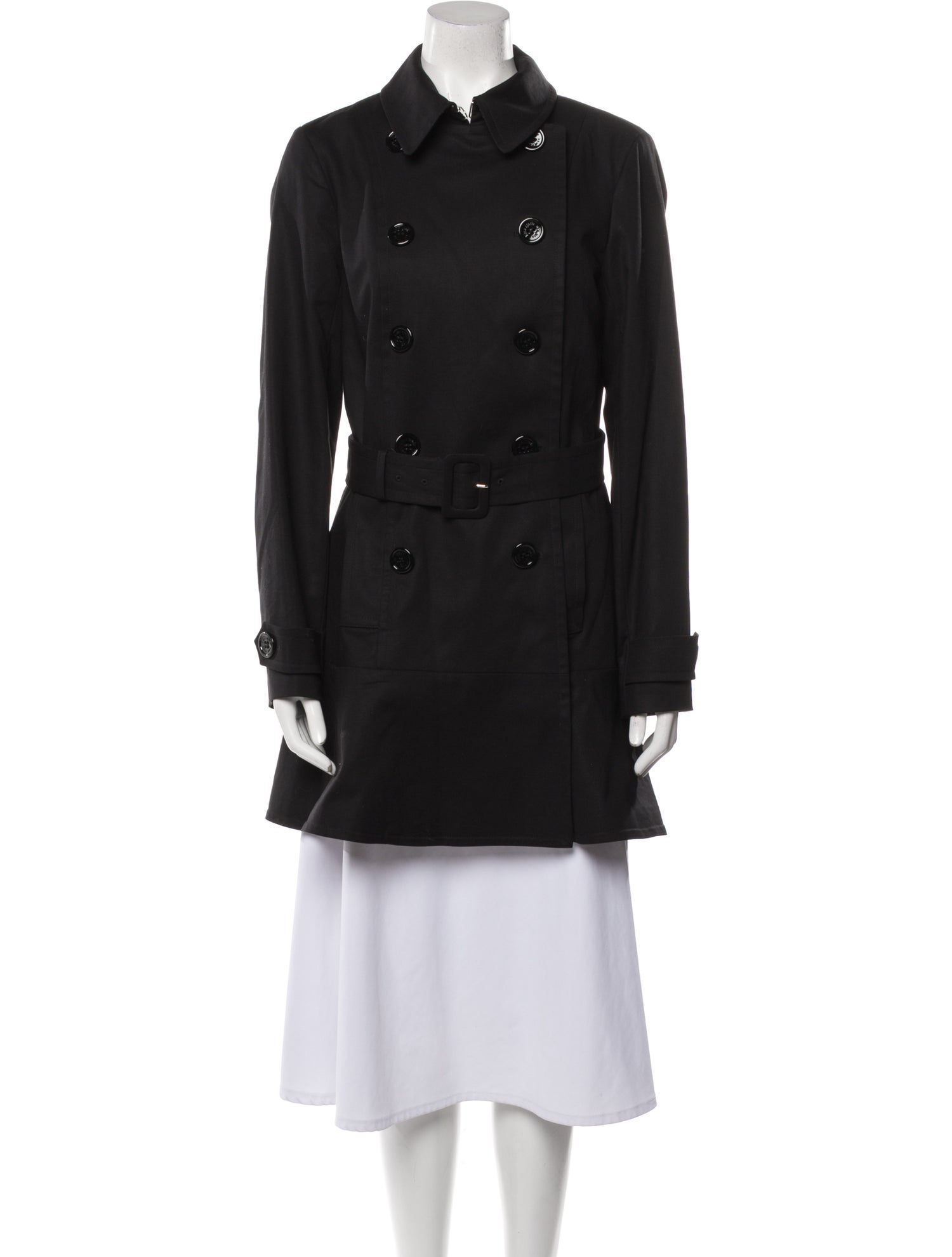 Kate Spade New York Trench Coat - Black Coats, Clothing - WKA366985 ...