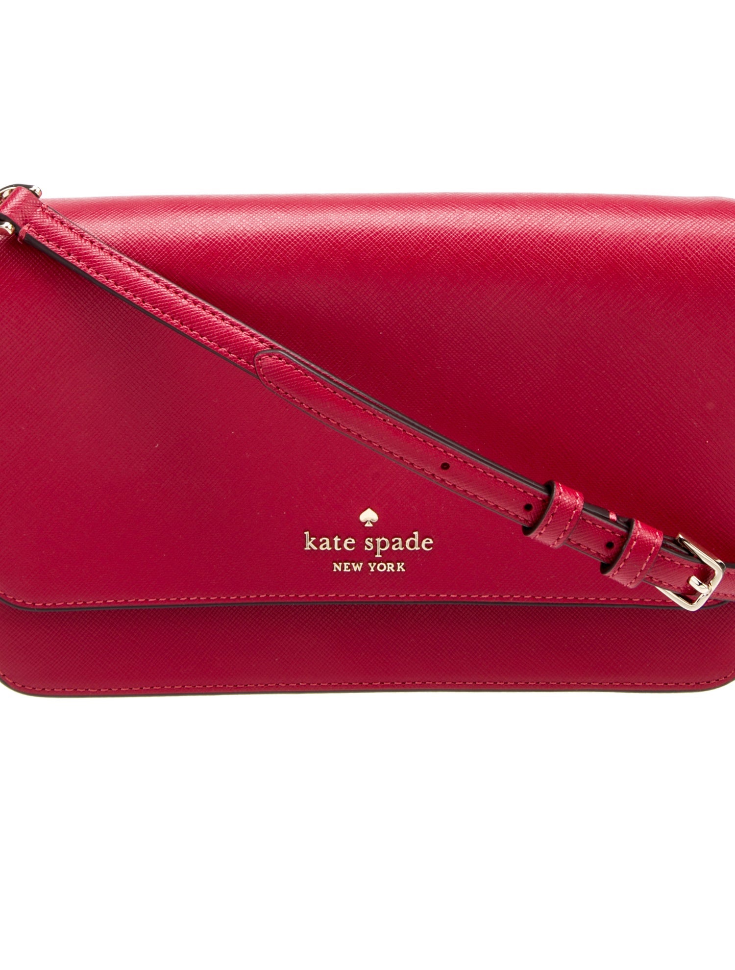 Kate Spade New York Leather Crossbody Bag - Red Crossbody Bags ...