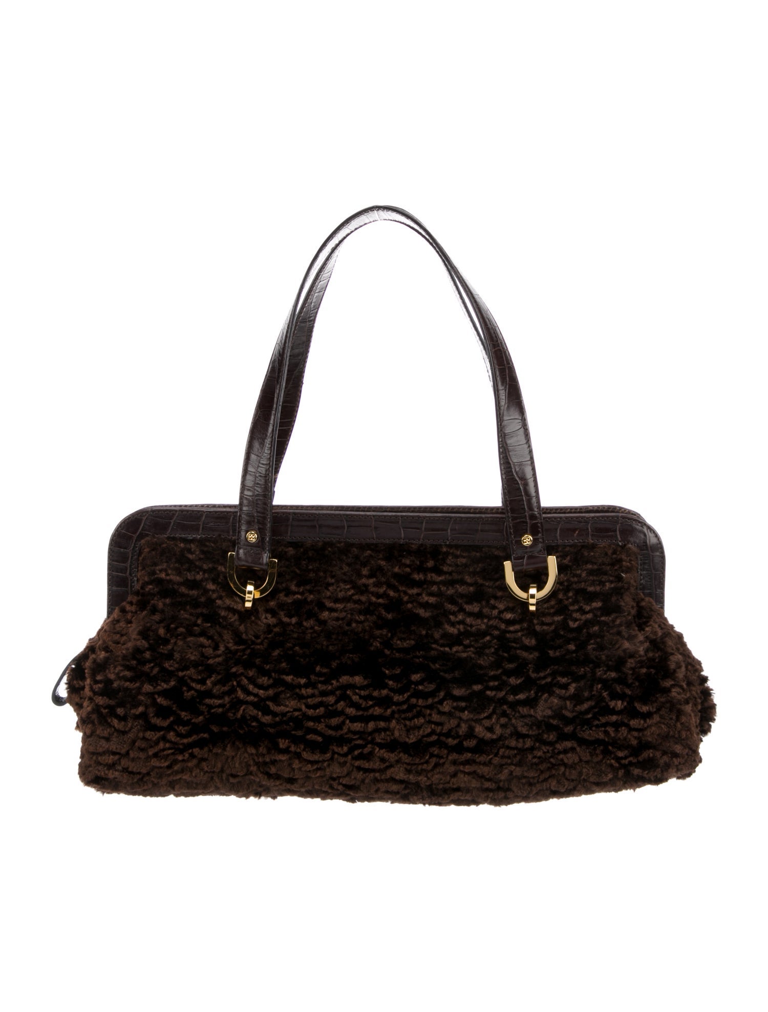 Longchamp Fur Handle Bag - Brown Handle Bags, Handbags - WL872831 | The ...
