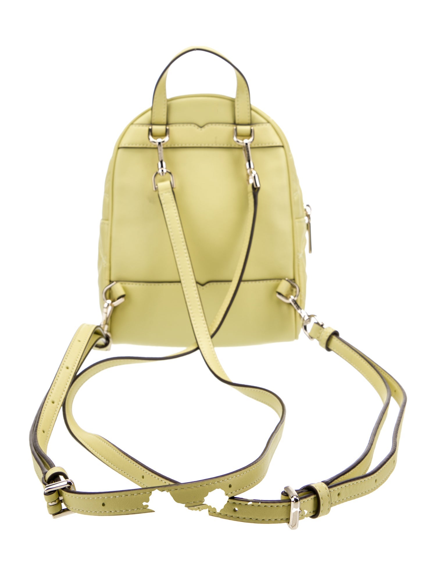 Kate Spade New York Quilted Leather Backpack - Yellow Backpacks ...