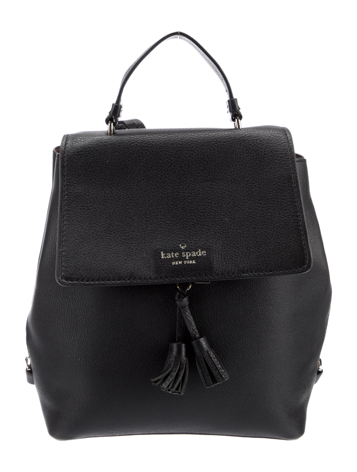 Kate Spade New York Leather Backpack - Black Backpacks, Handbags ...