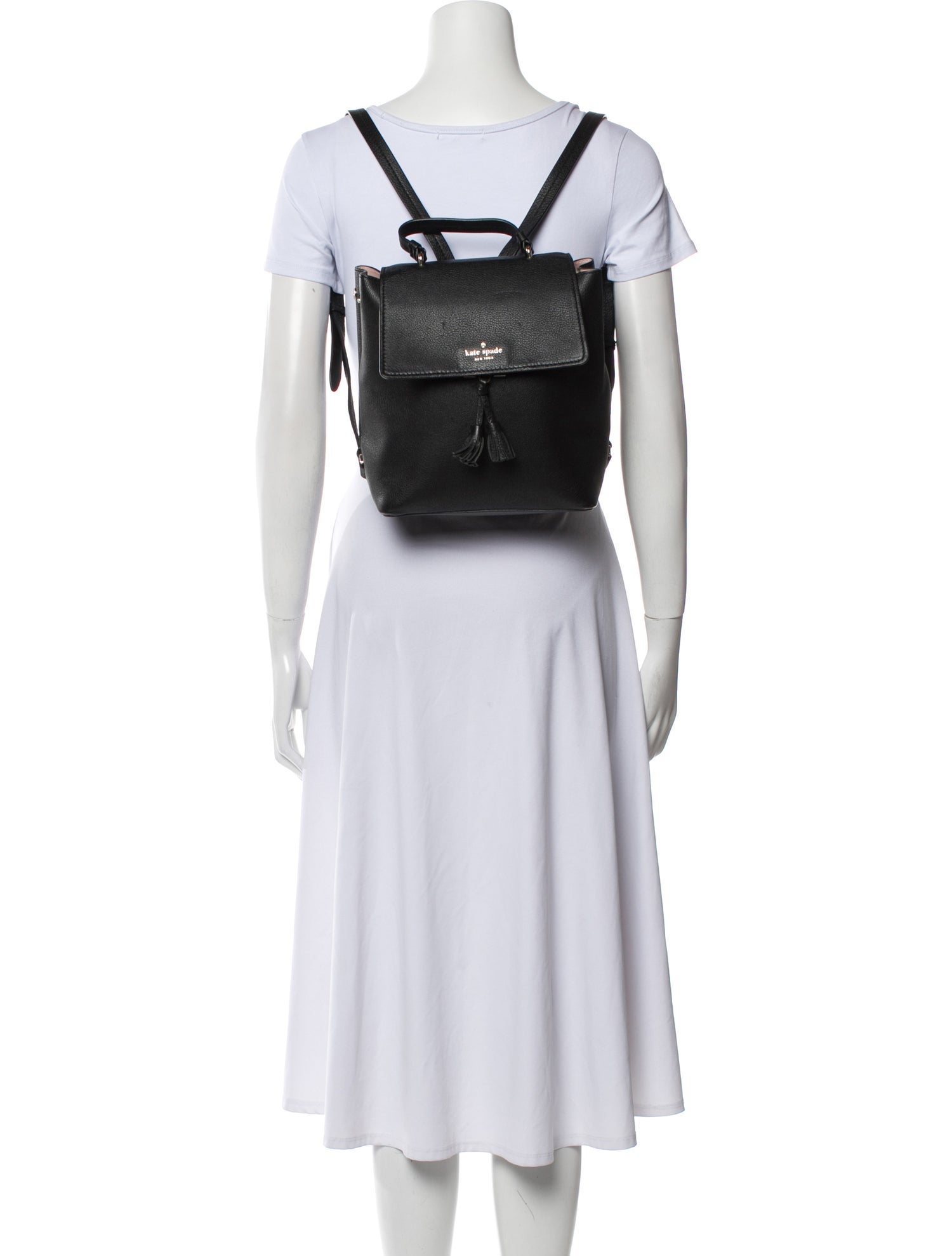 Kate Spade New York Leather Backpack - Black Backpacks, Handbags ...