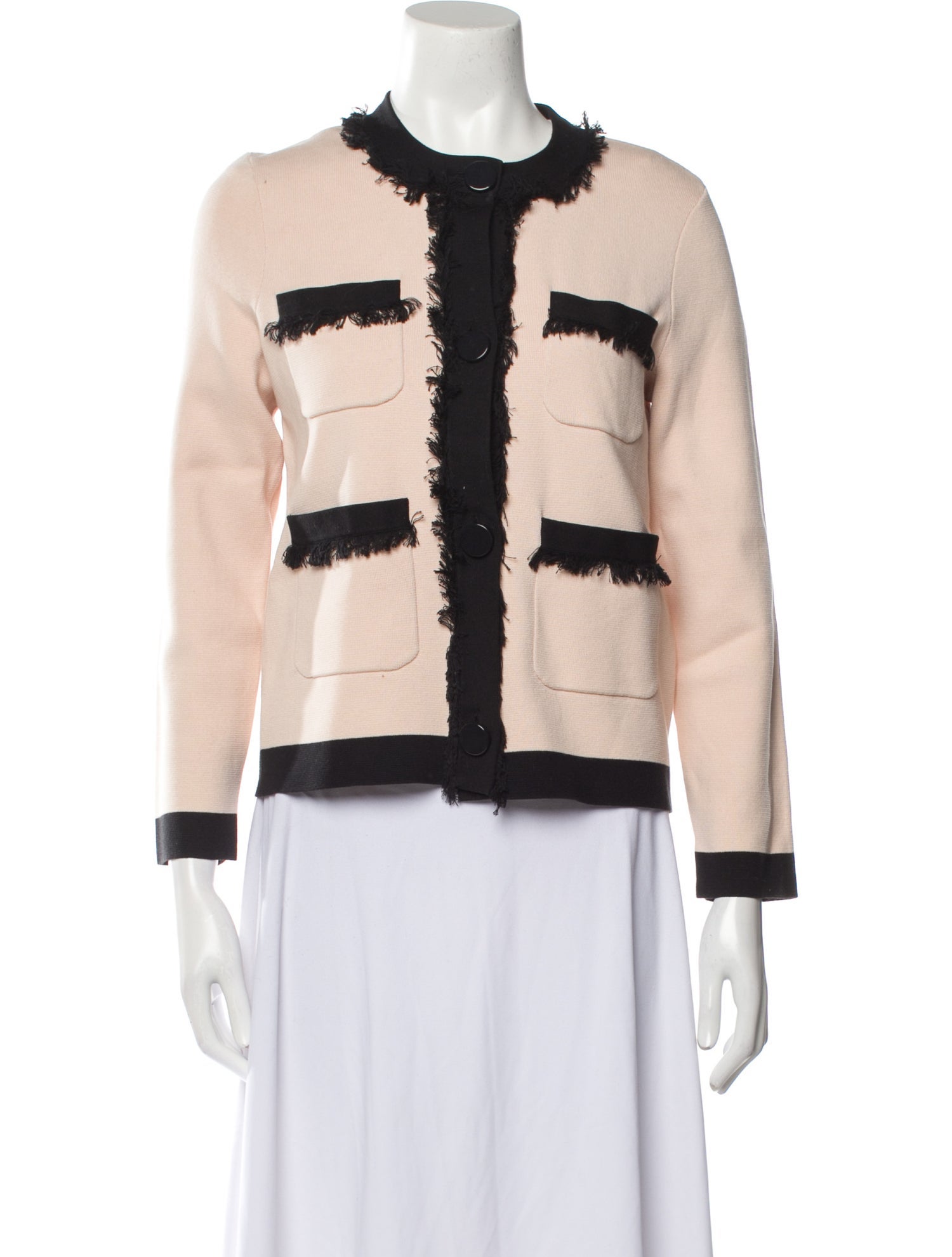 Kate Spade New York Colorblock Pattern Evening Jacket - Pink Jackets ...