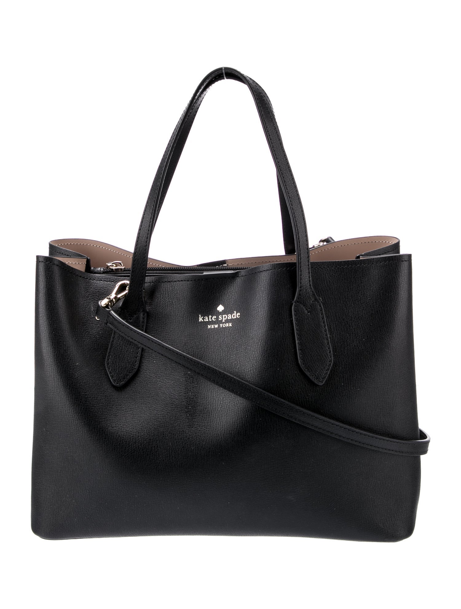 Kate Spade New York Leather Top Handle Bag - Black Handle Bags ...