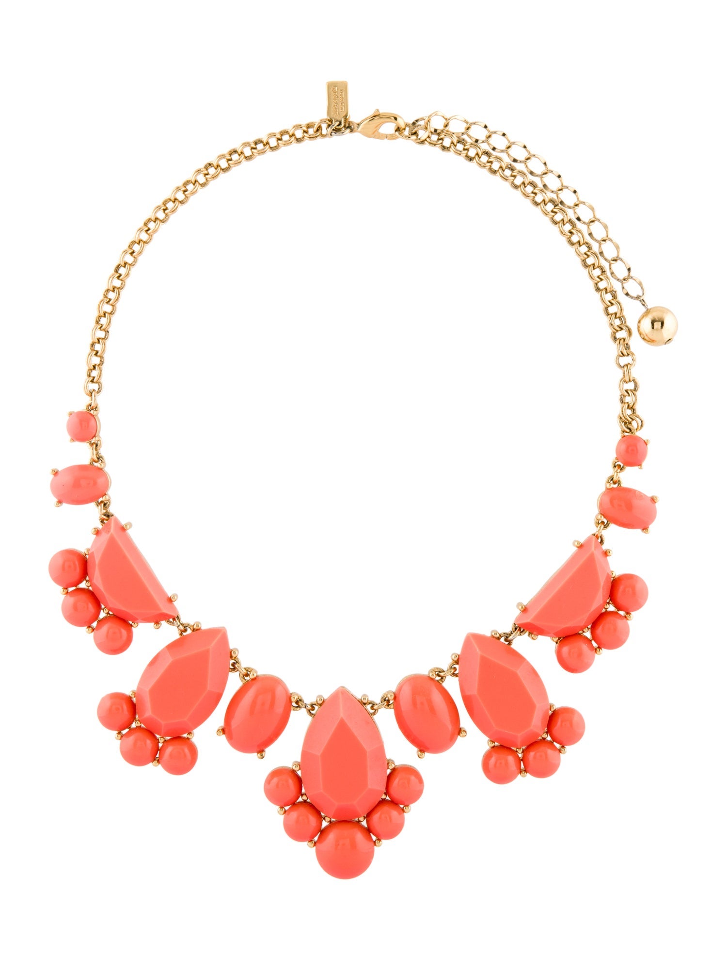 Kate Spade New York Resin & Crystal Collar Necklace - Gold-Tone Metal ...