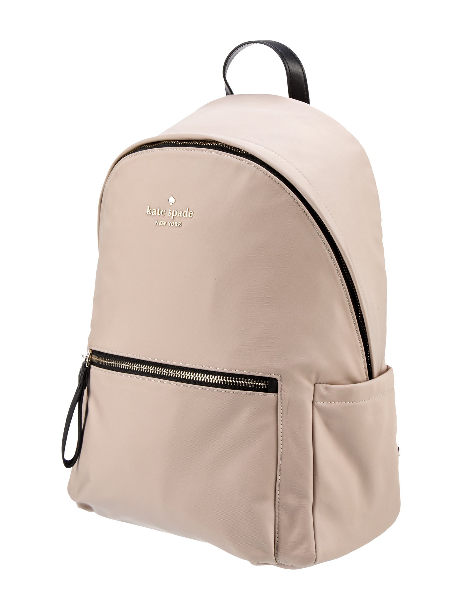 Kate Spade New York Leather-Trim Nylon Backpack - Grey Backpacks ...