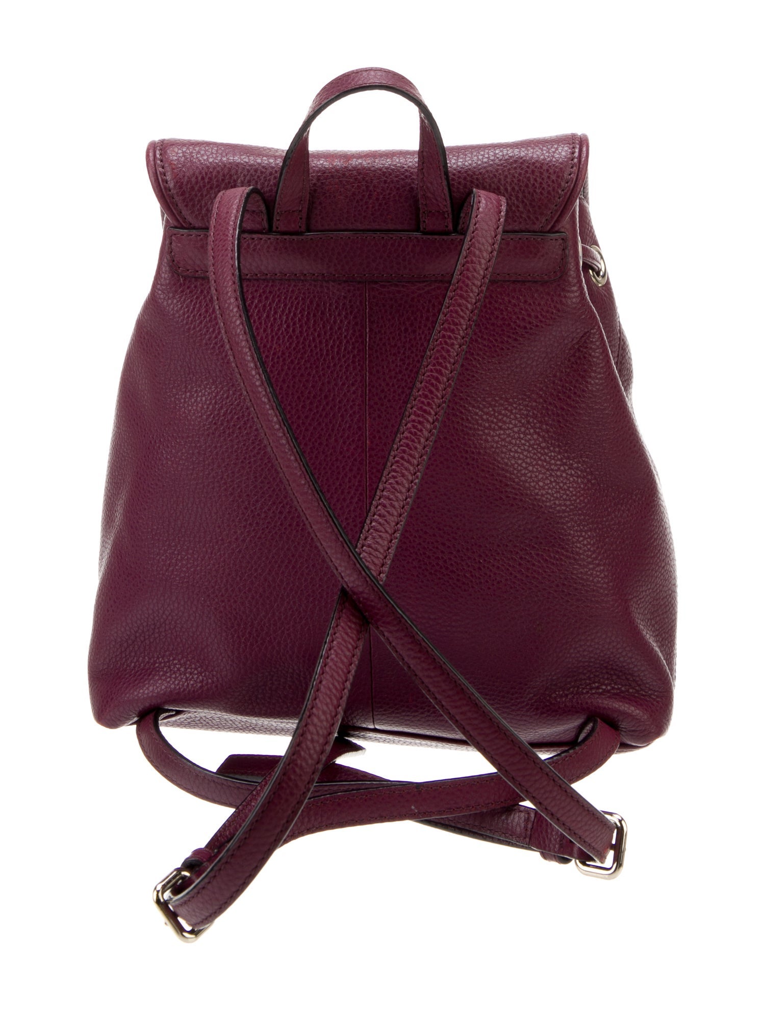 Oroton Leather Backpack - Red Backpacks, Handbags - WOROT20577 | The ...