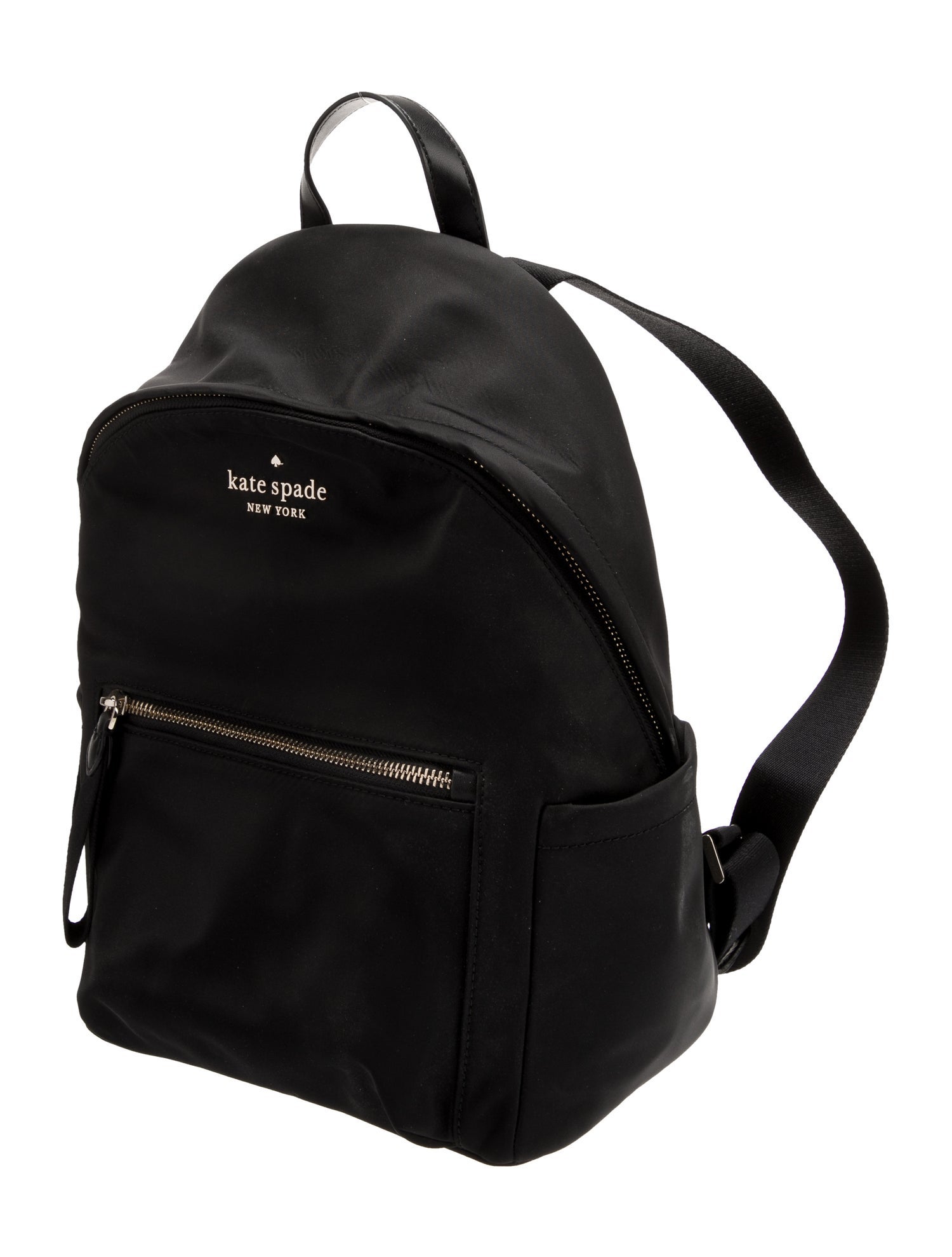 Kate Spade New York Nylon Leather-Trimmed Backpack - Black Backpacks ...