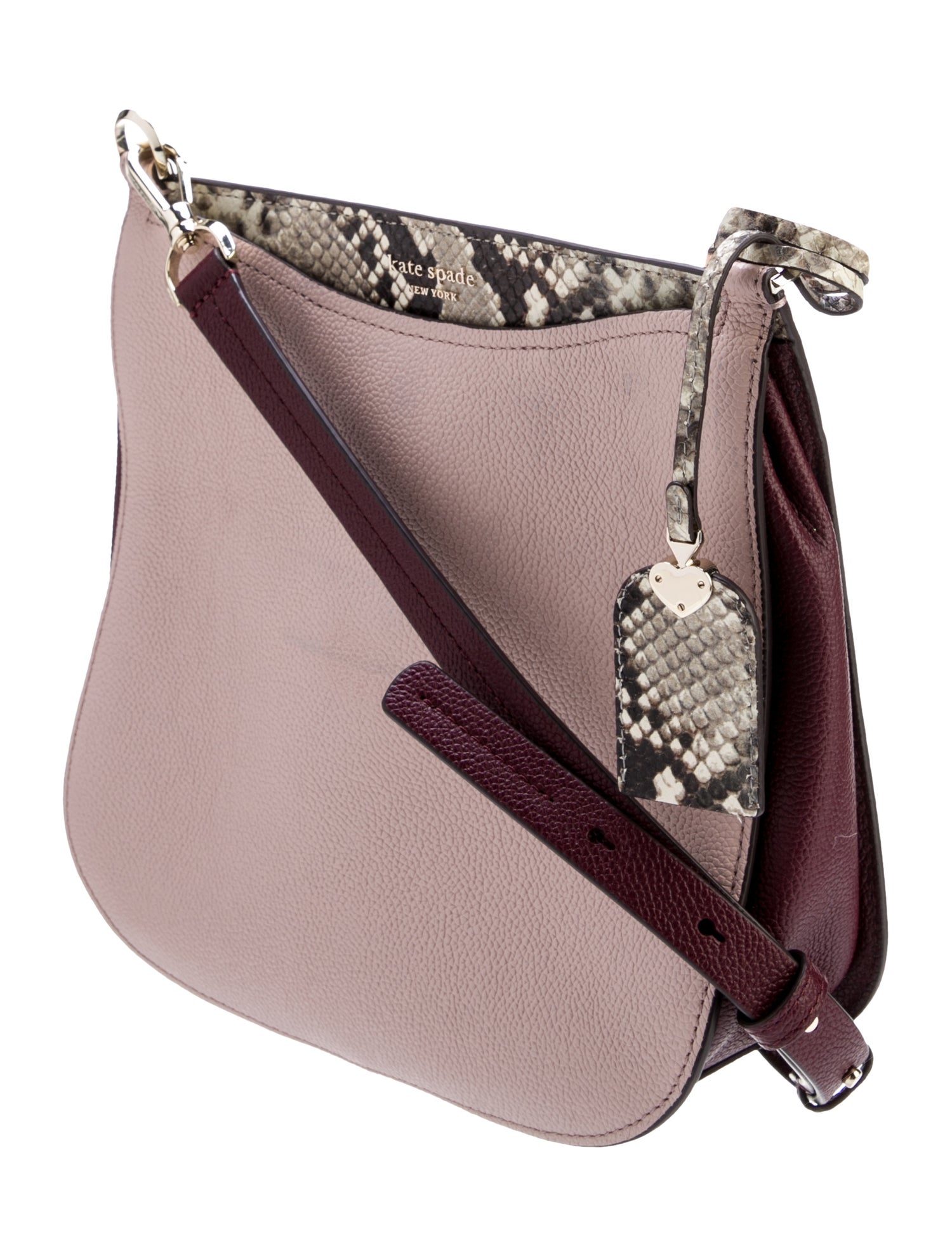 Kate Spade New York Leather Crossbody Bag - Pink Crossbody Bags ...