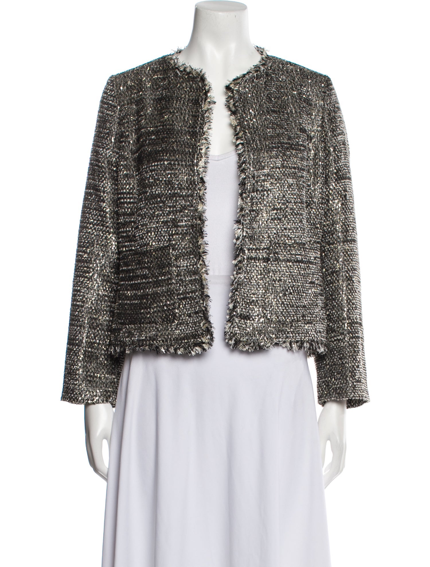 Kate Spade New York Tweed Pattern Evening Jacket w/ Tags - Black ...