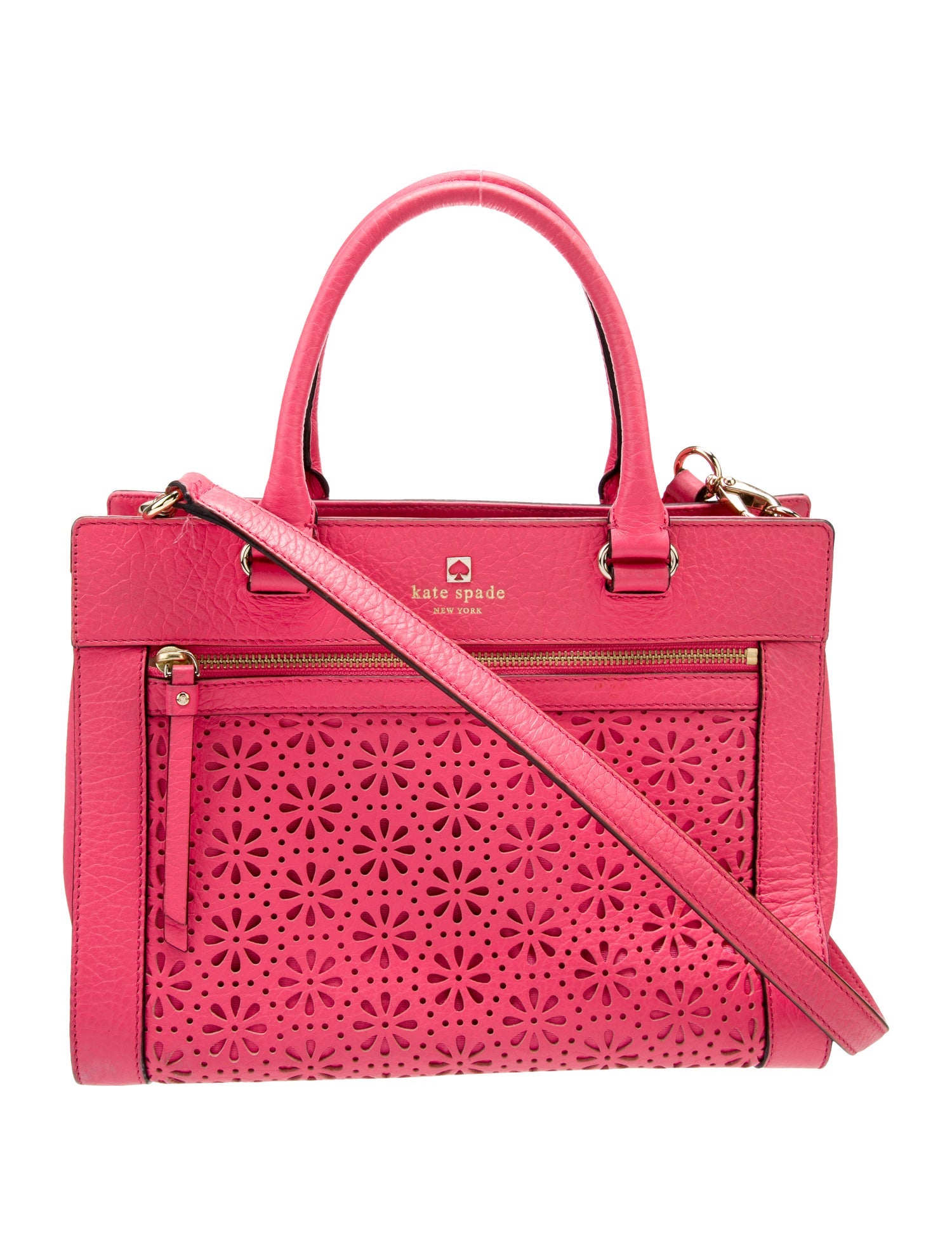 Kate Spade New York Leather Handle Bag - Pink Handle Bags, Handbags ...