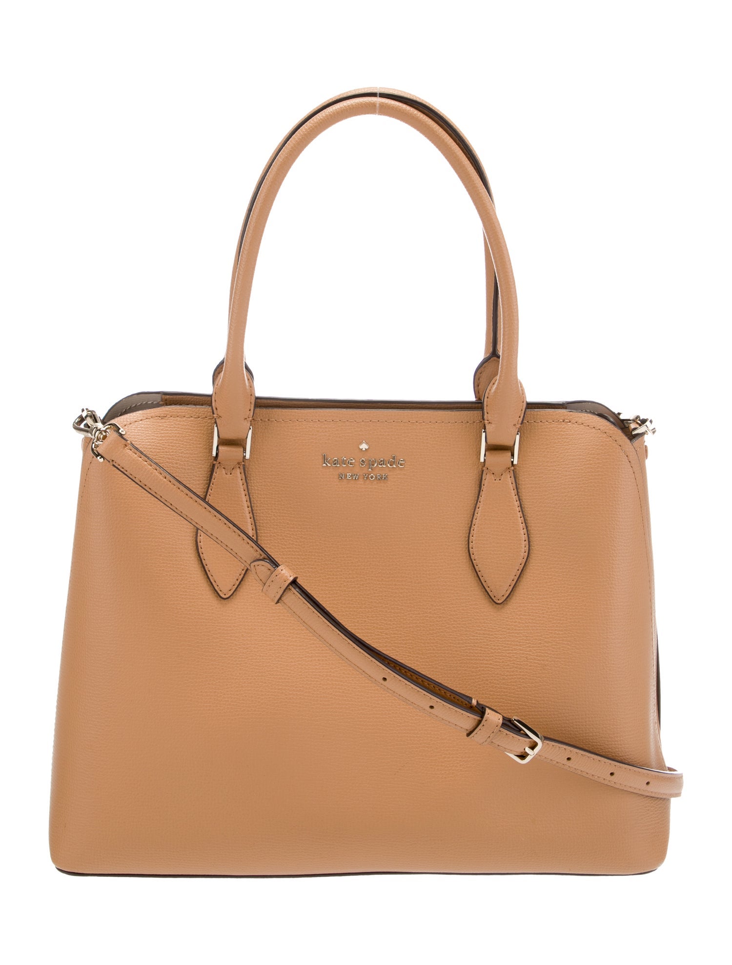 Kate Spade New York Solid Leather Shoulder Bag - Neutrals Shoulder Bags ...