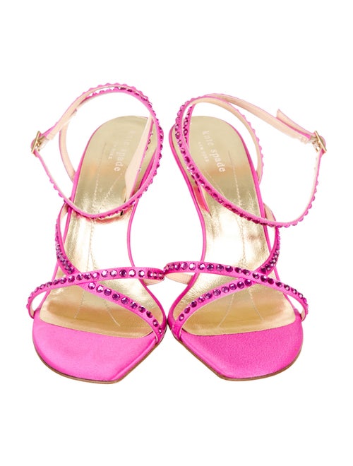 Kate Spade New York Embellished Satin Sandals - Shoes - WKA38850 | The ...