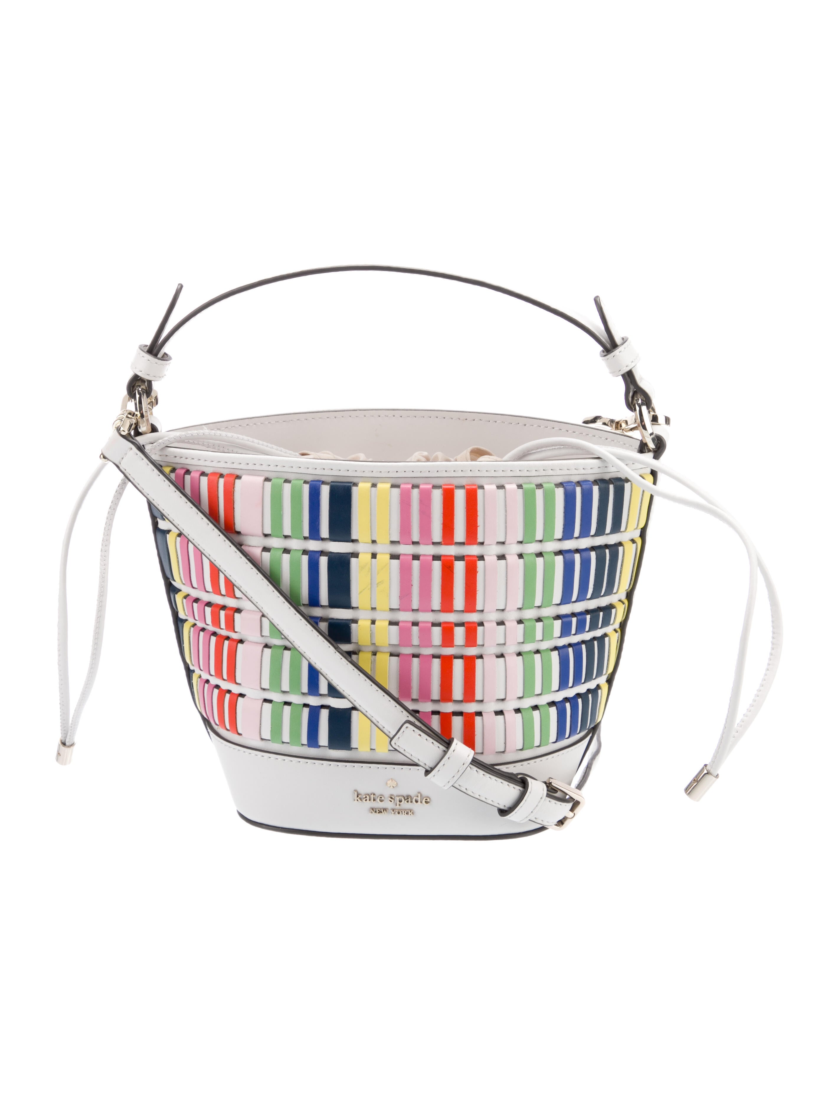 Kate Spade New York Leather Bucket Bag - Pink Bucket Bags, Handbags ...