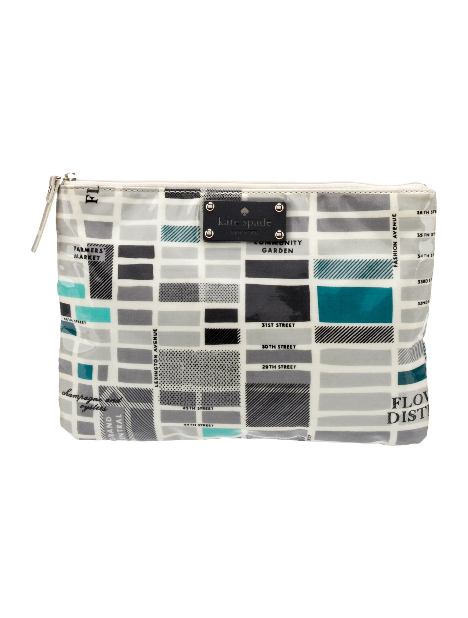 Kate Spade New York PVC Clutch - Grey Clutches, Handbags - WKA388930 ...