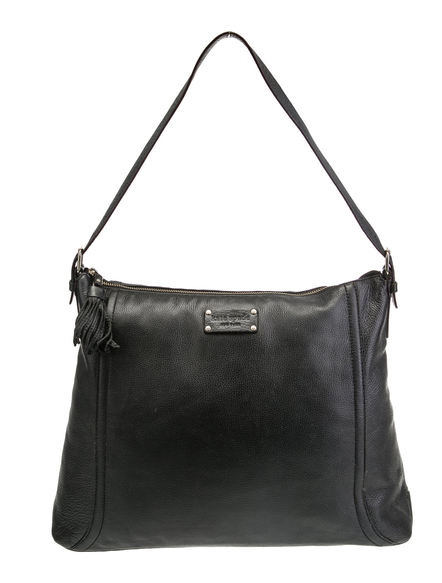 Kate Spade New York Leather Shoulder Bag - Black Shoulder Bags ...