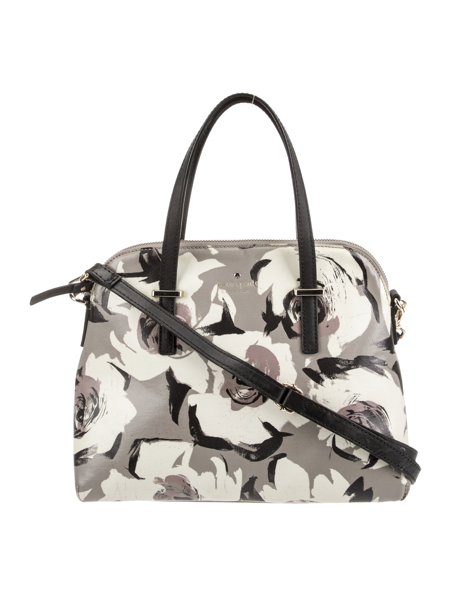 Kate Spade New York Saffiano Leather Top Handle Bag - Neutrals Handle ...