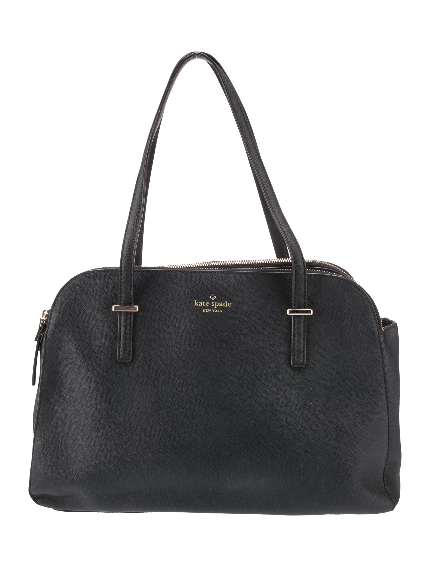 Kate Spade New York Saffiano Leather Shoulder Bag - Black Shoulder Bags ...