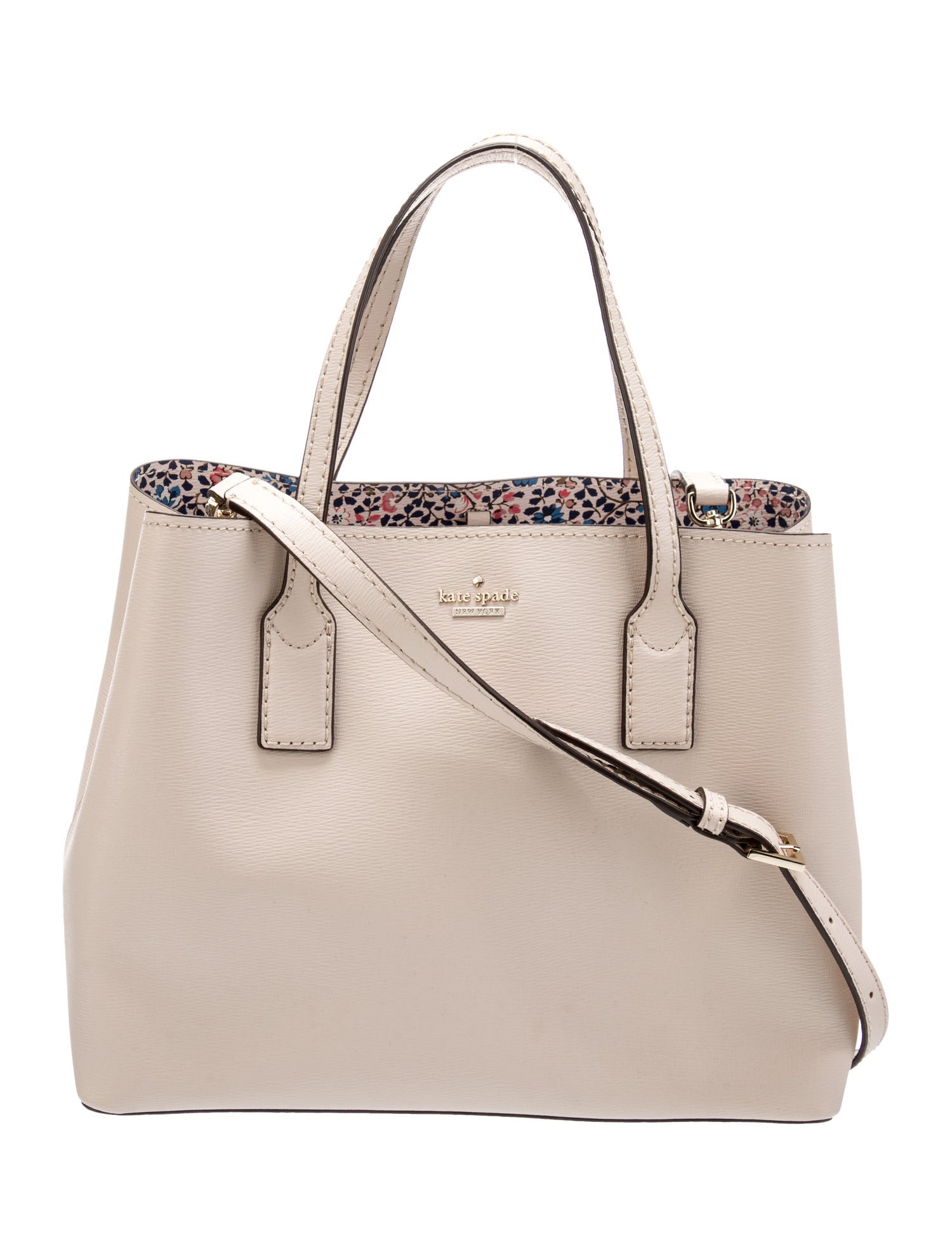 Kate Spade New York Saffiano Leather Top Handle Bag - Neutrals Handle ...