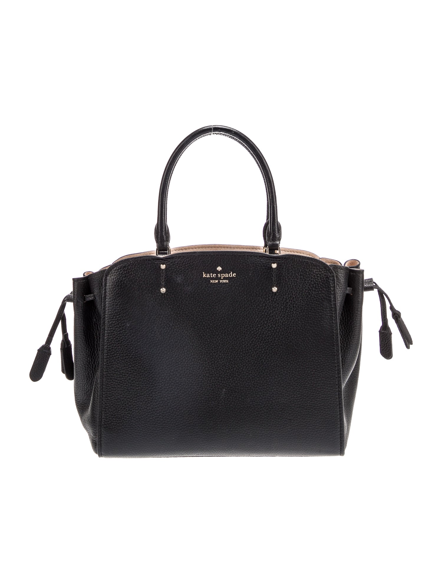 Kate Spade New York Leather Top Handle Bag - Black Handle Bags ...