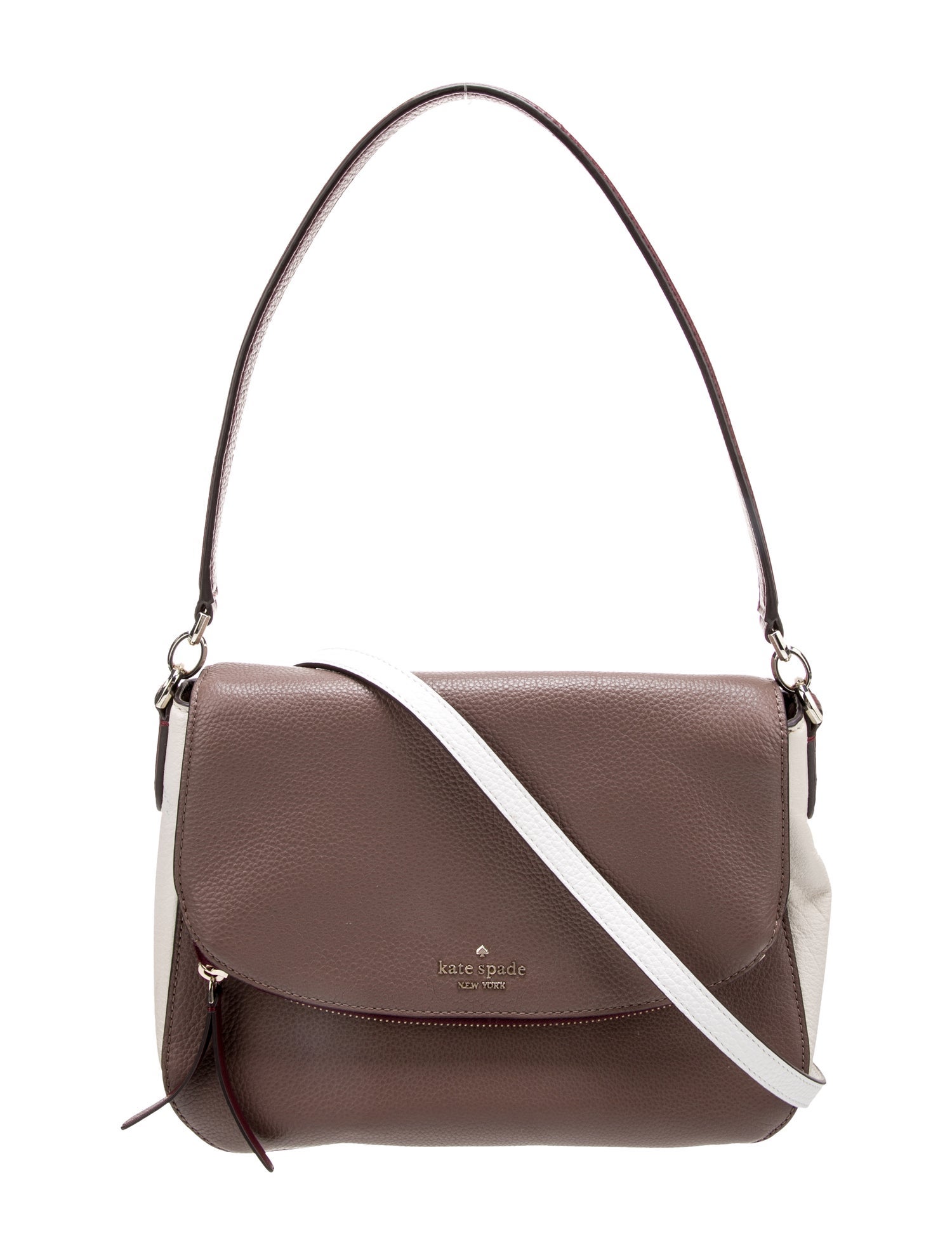 Kate Spade New York Leather Shoulder Bag - Purple Shoulder Bags ...