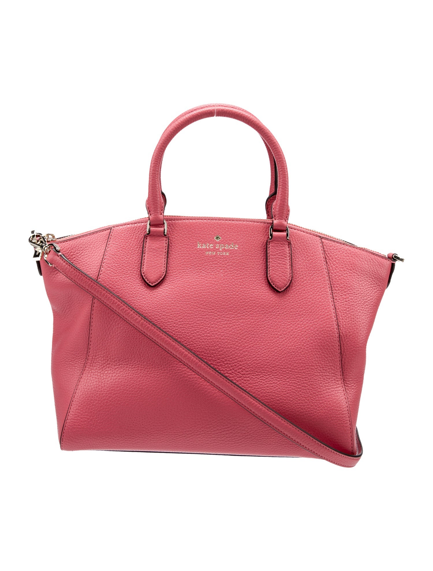 Kate Spade New York Leather Weekender Bag - Pink Totes, Handbags ...