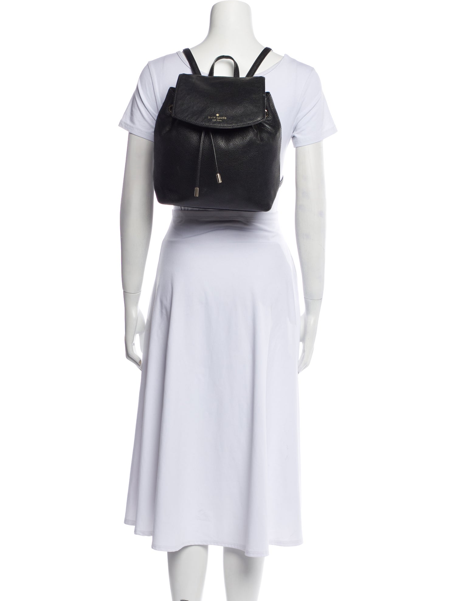 Kate Spade New York Leather Backpack - Black Backpacks, Handbags ...