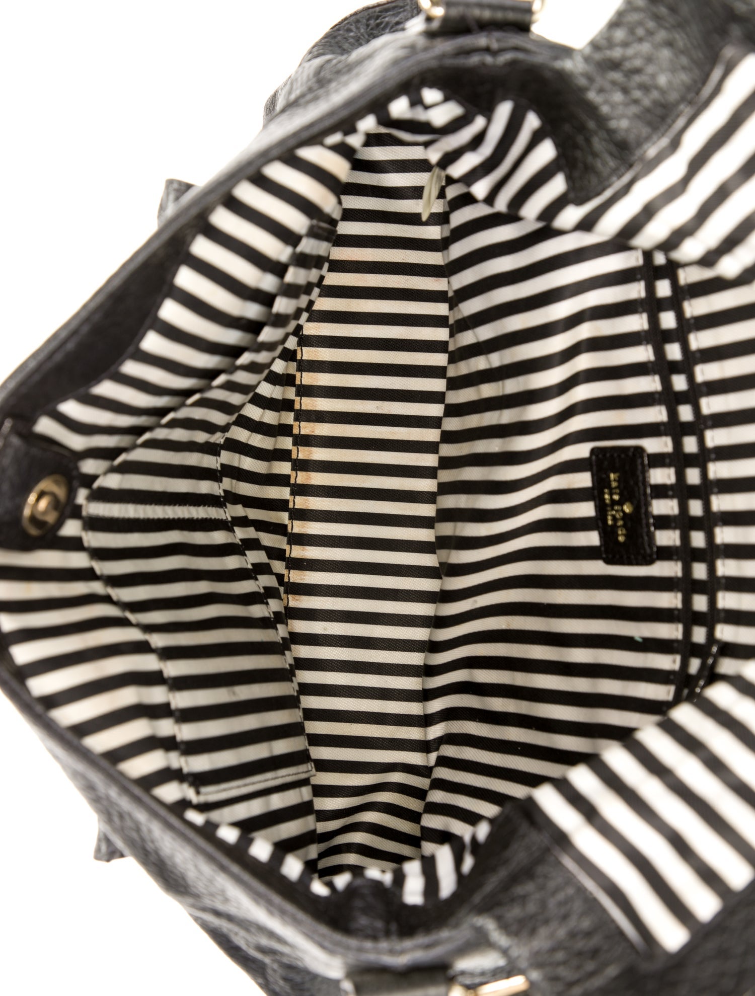 Kate Spade New York Leather Top Handle Bag - Black Handle Bags ...