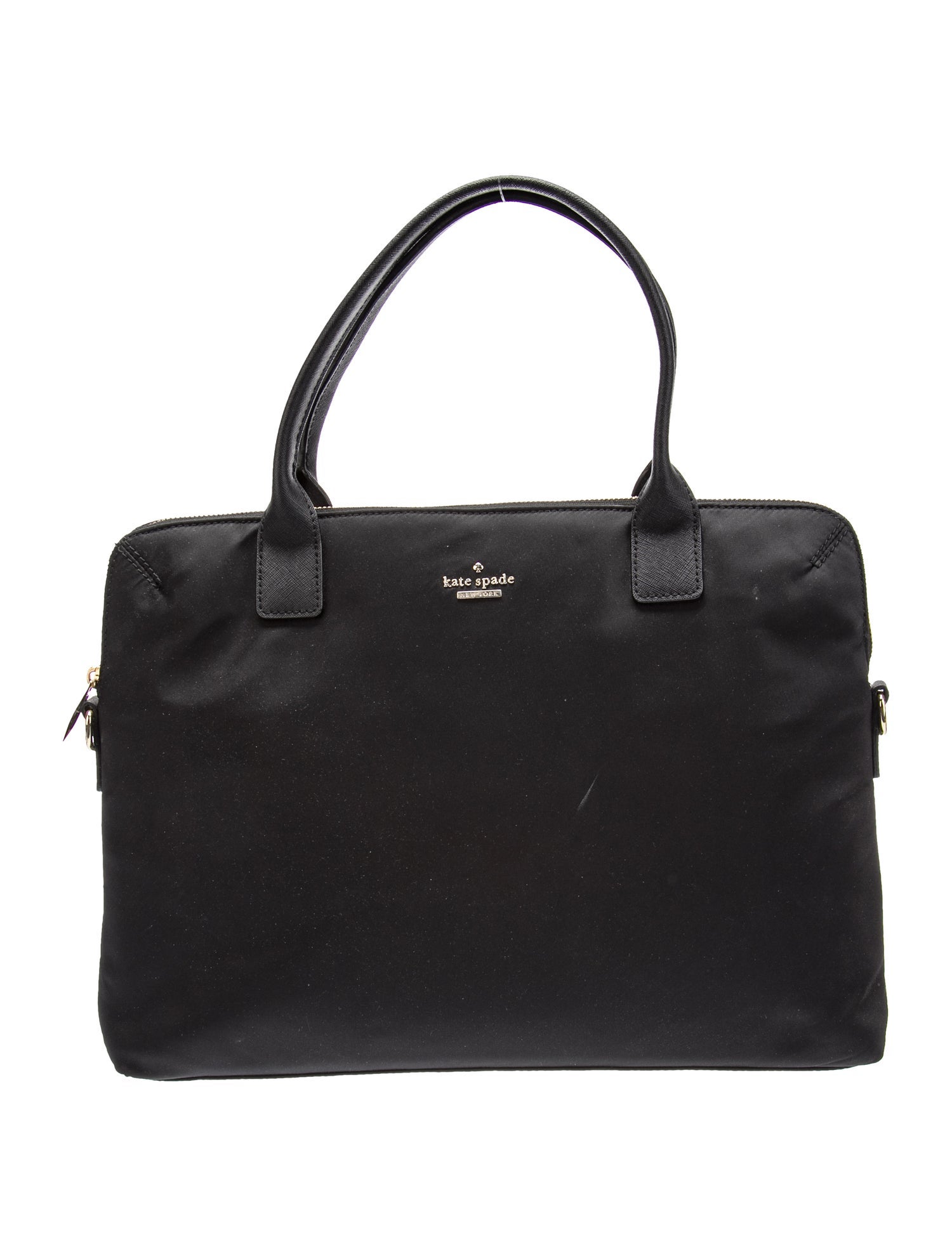 Kate Spade New York Nylon Top Handle Bag - Black Handle Bags, Handbags ...