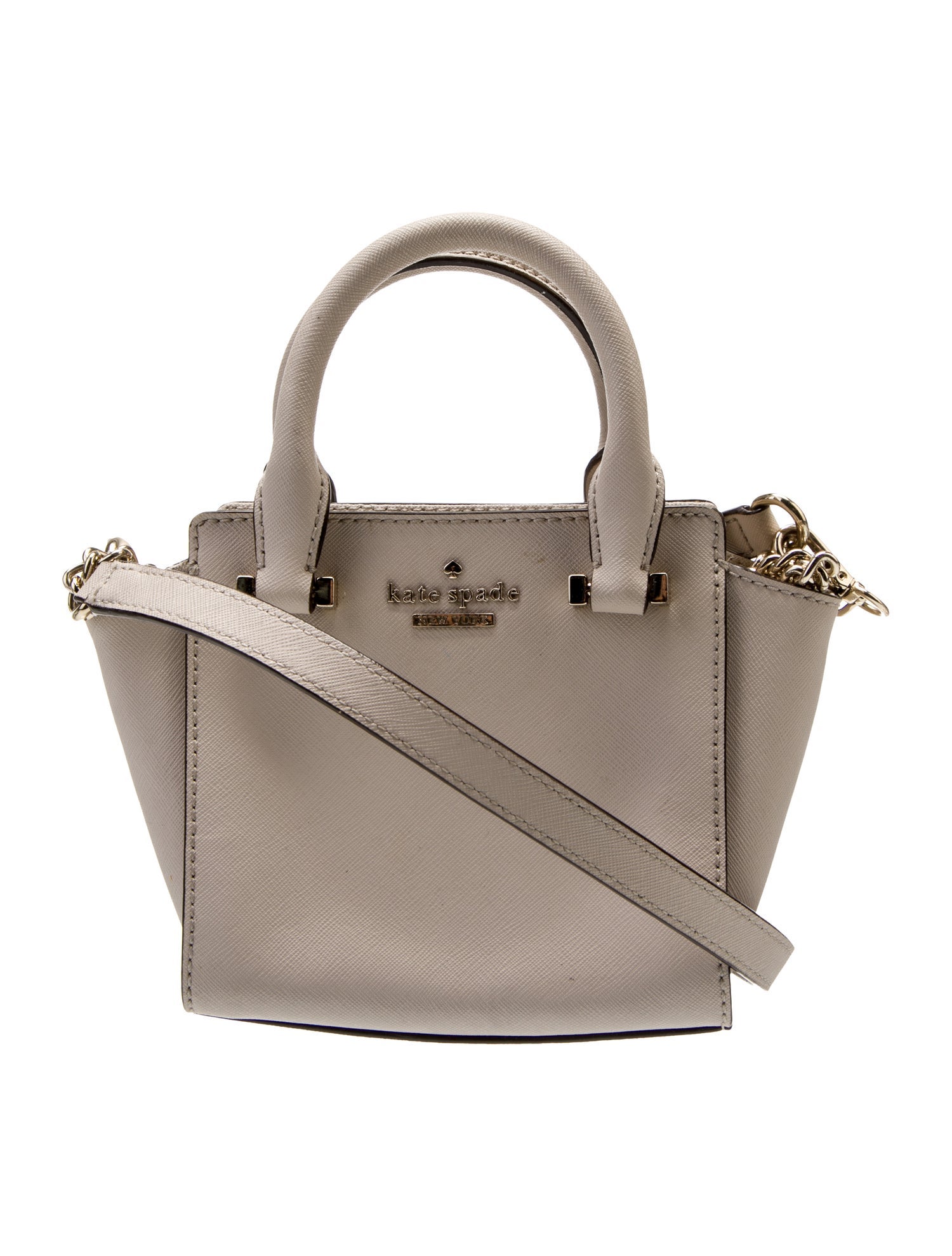 Kate Spade New York Leather Shoulder Bag - Neutrals Shoulder Bags ...