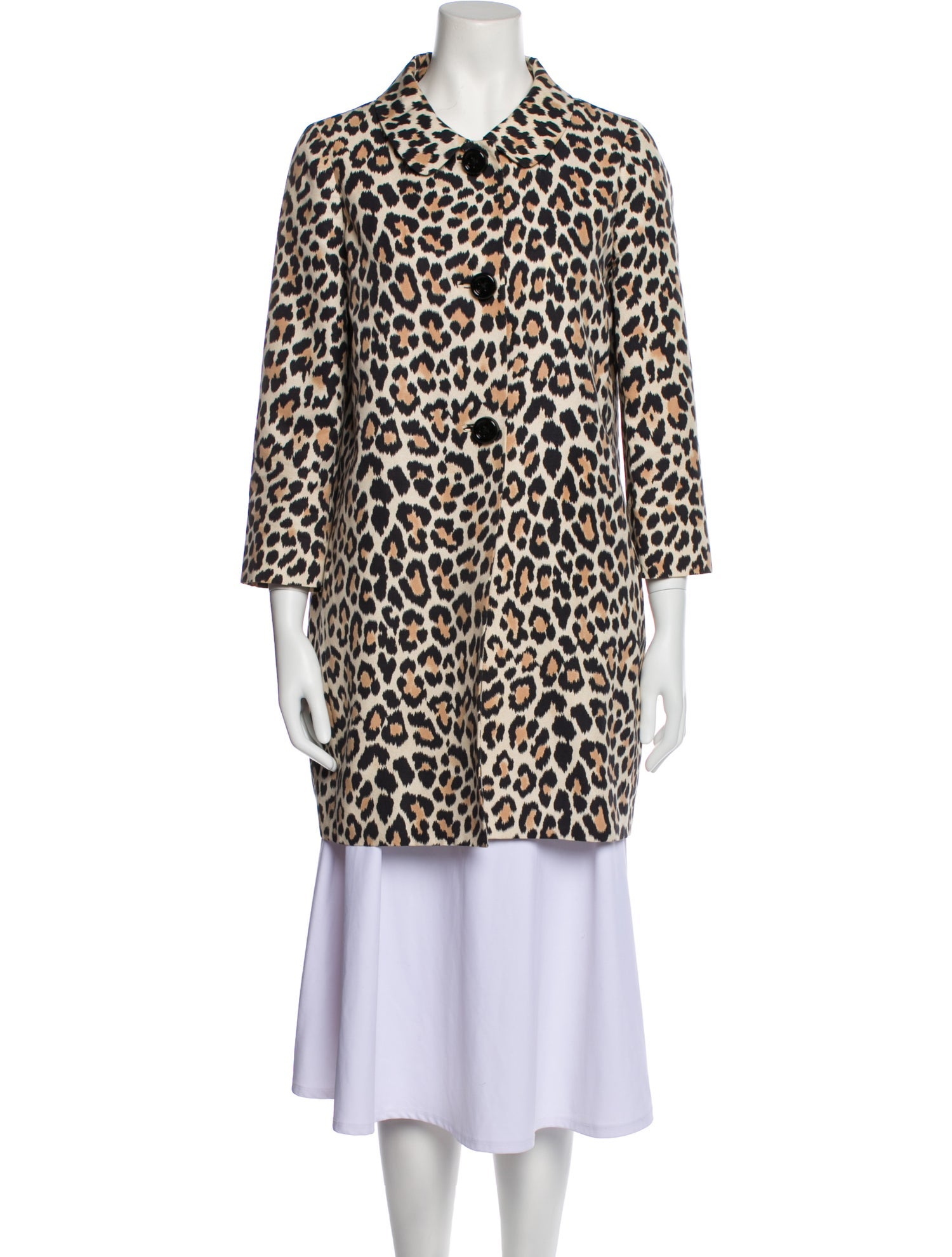 Kate Spade New York Animal Print Faux Fur Coat - Coats, Clothing ...