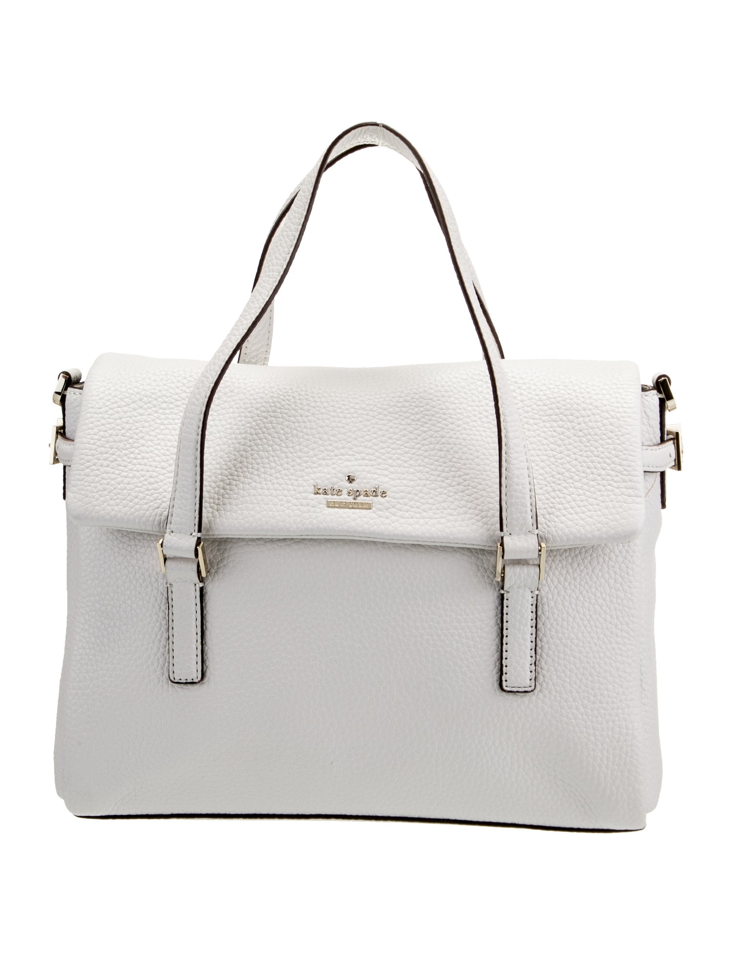 Kate Spade New York Leather Briefcase - White Crossbody Bags, Handbags ...