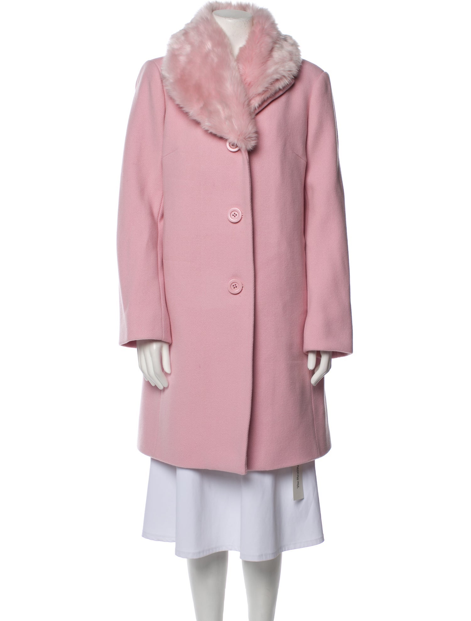 Kate Spade New York Wool Faux Fur Coat w/ Tags - Pink Coats, Clothing ...