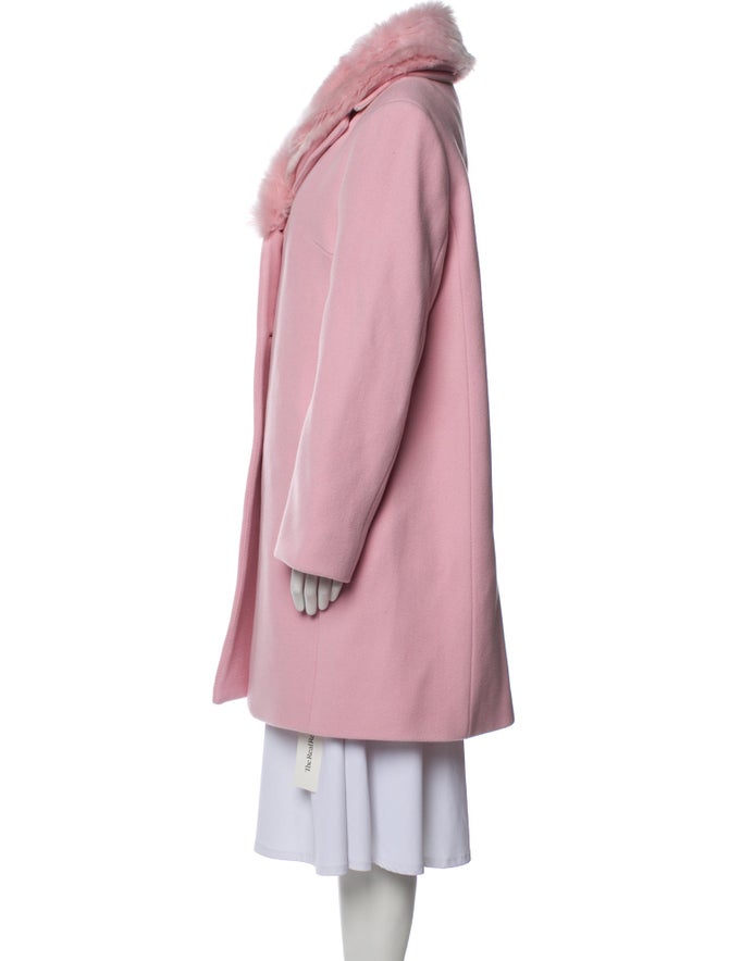 Kate Spade New York Wool Faux Fur Coat w/ Tags - Pink Coats, Clothing ...