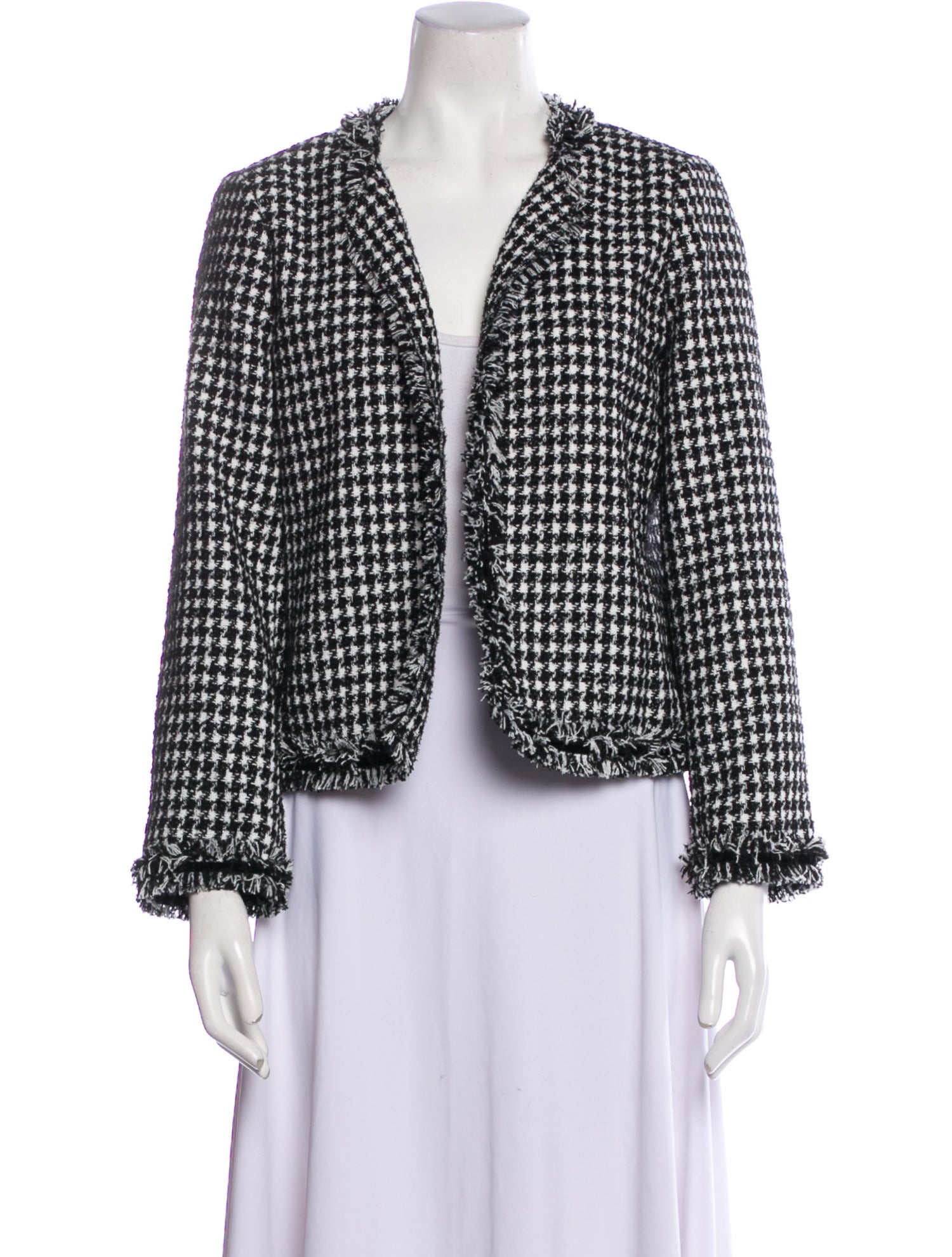 Kate Spade New York Tweed Pattern Evening Jacket w/ Tags - Black ...