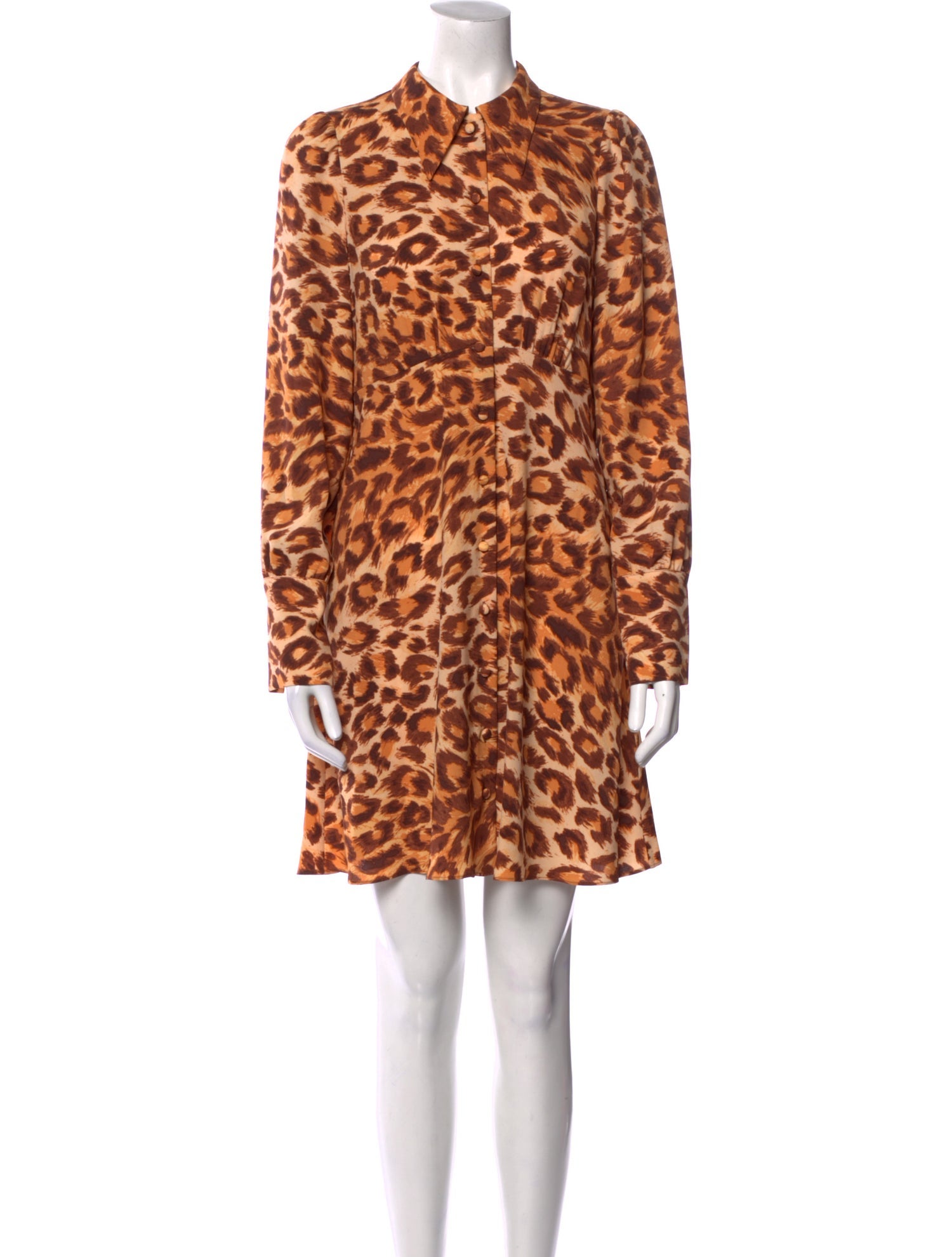 Kate Spade New York Animal Print Mini Dress - Neutrals Dresses ...