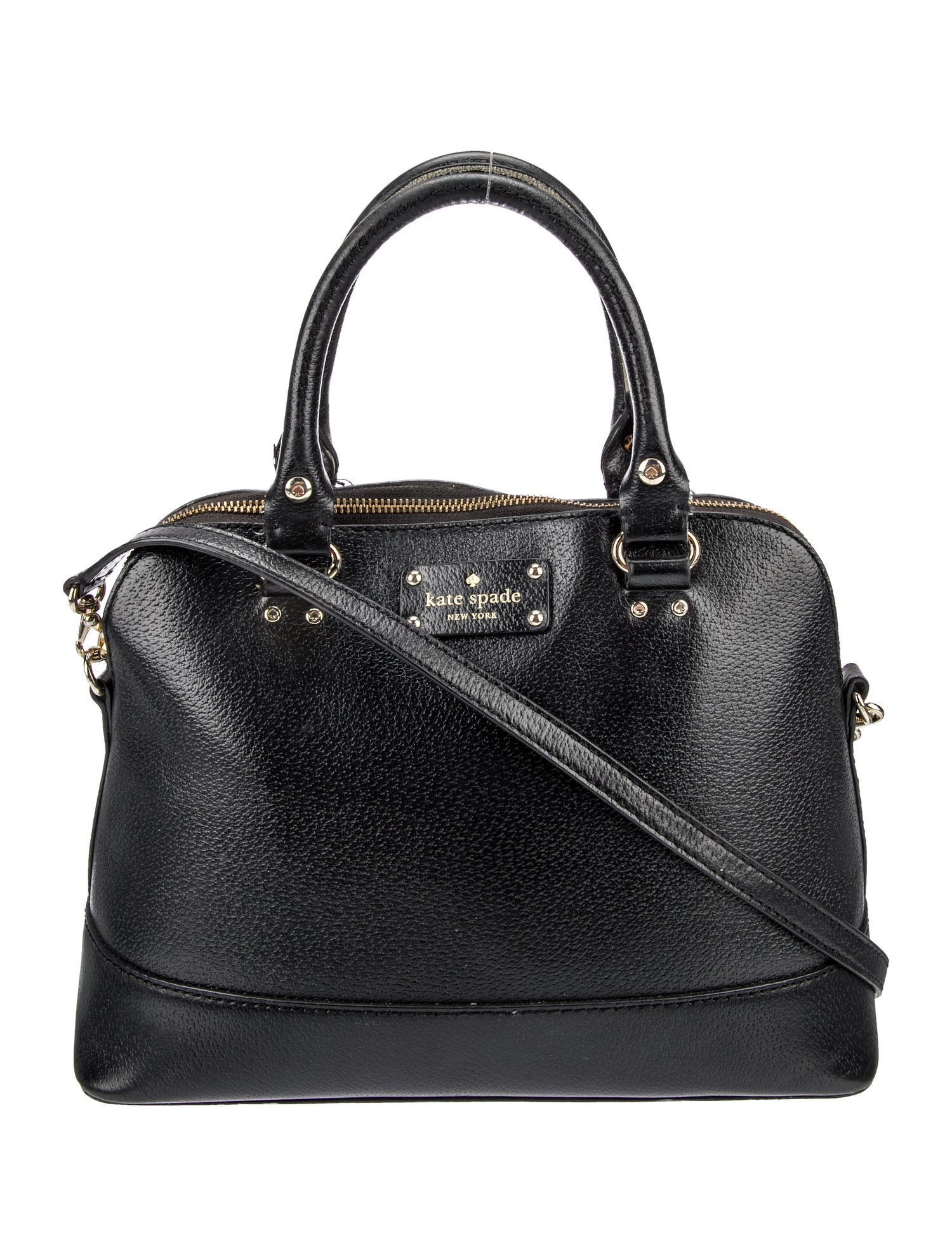 Kate Spade New York Leather Shoulder Bag - Black Shoulder Bags ...