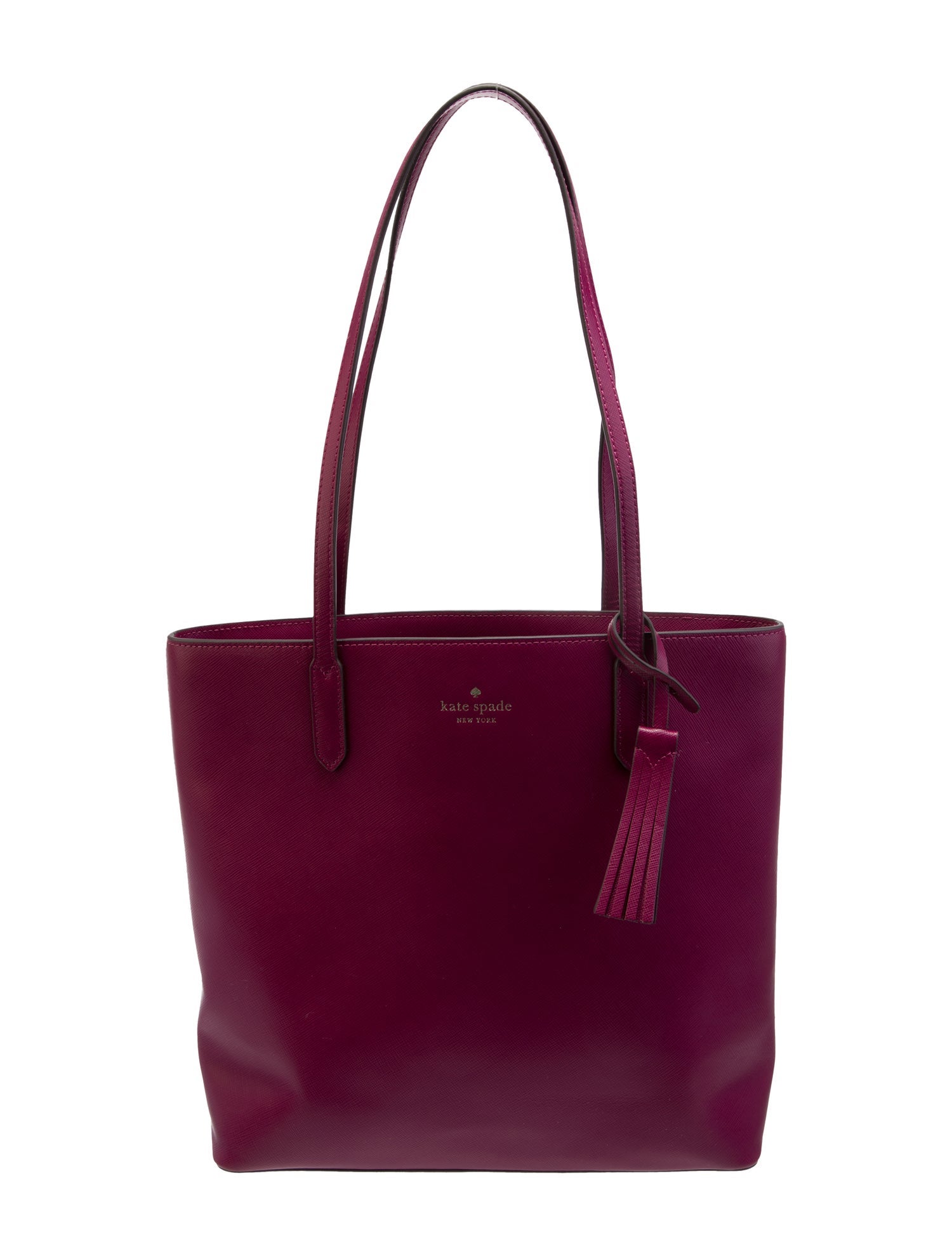 Kate Spade New York Leather Shoulder Bag - Burgundy Shoulder Bags ...