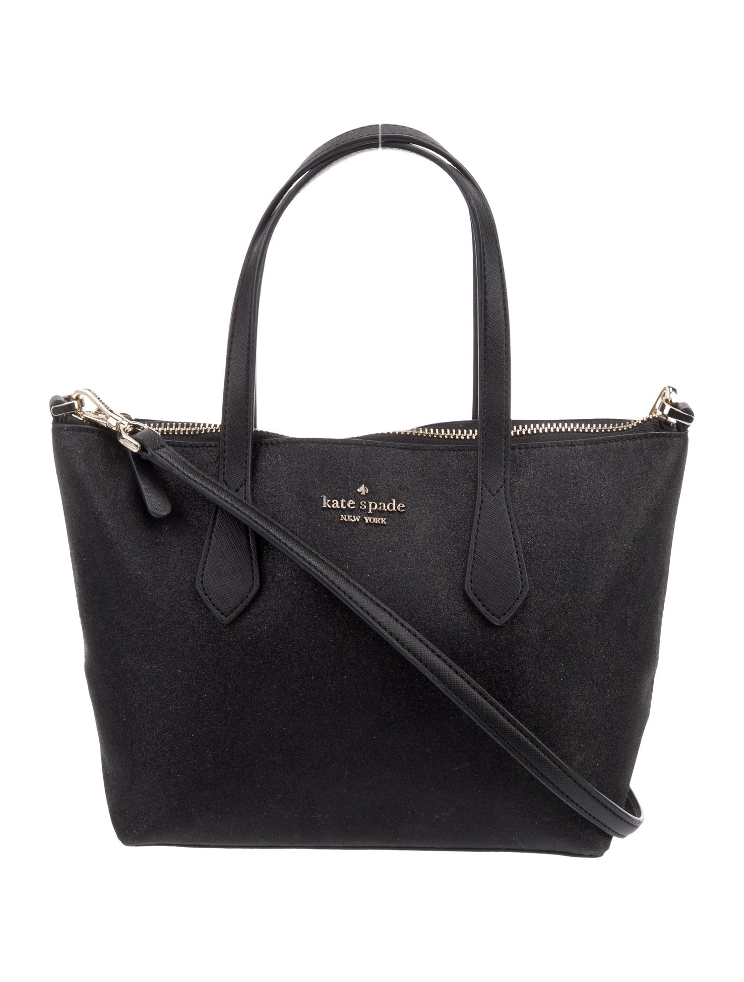 Kate Spade New York Glitter Top Handle Bag - Black Handle Bags ...