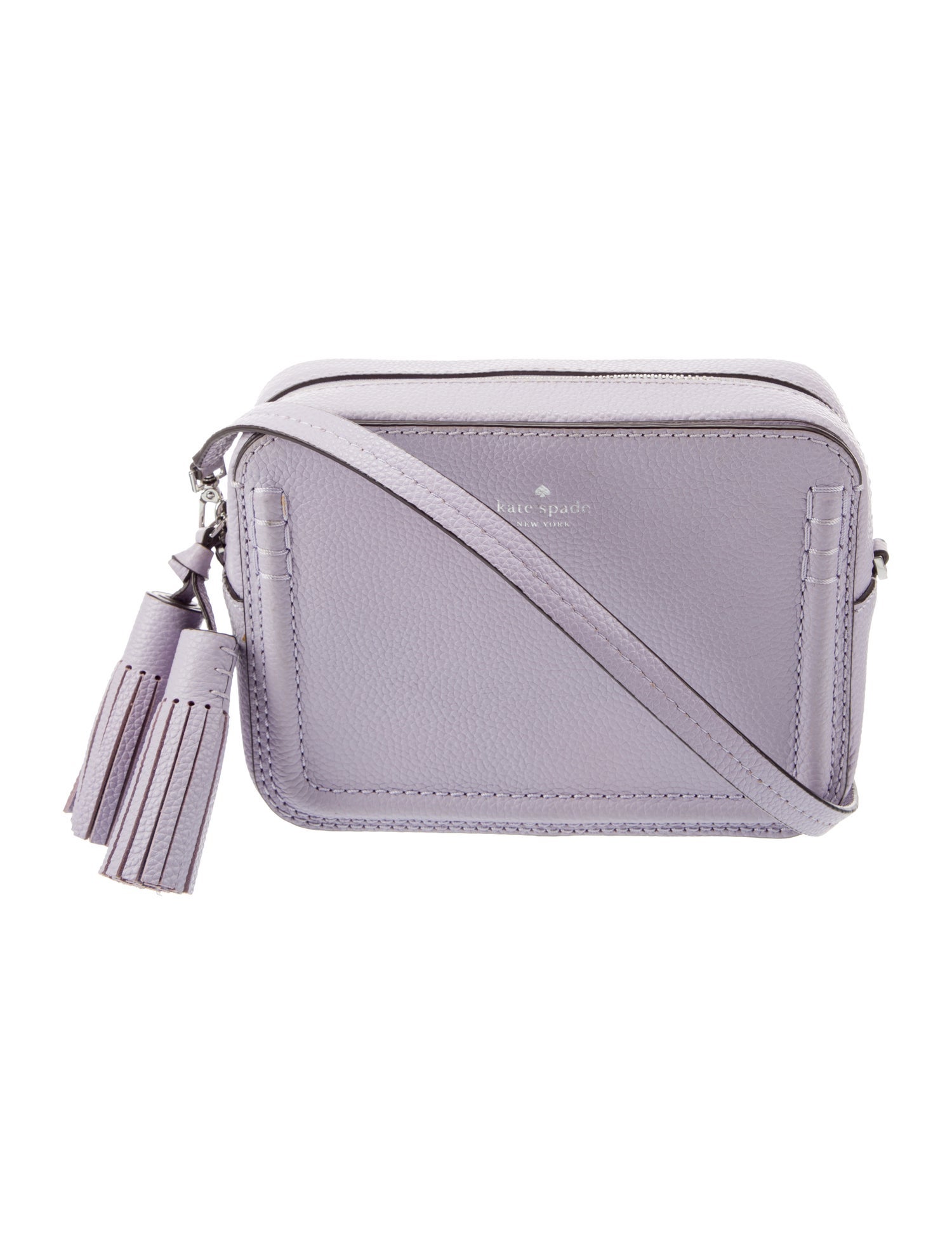 Kate Spade New York Leather Crossbody Bag - Purple Crossbody Bags ...