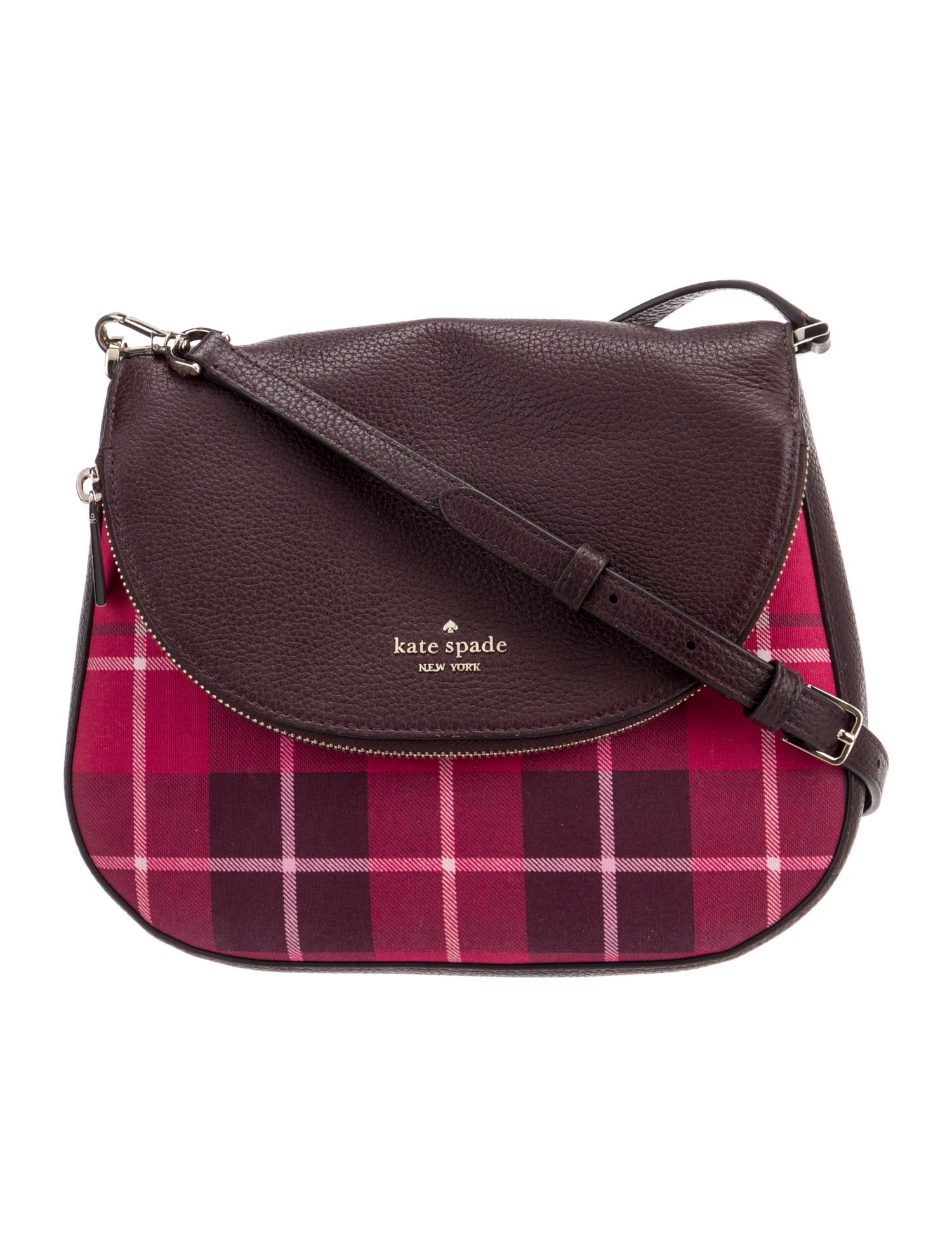 Kate Spade New York Leather Crossbody Bag - Purple Crossbody Bags ...