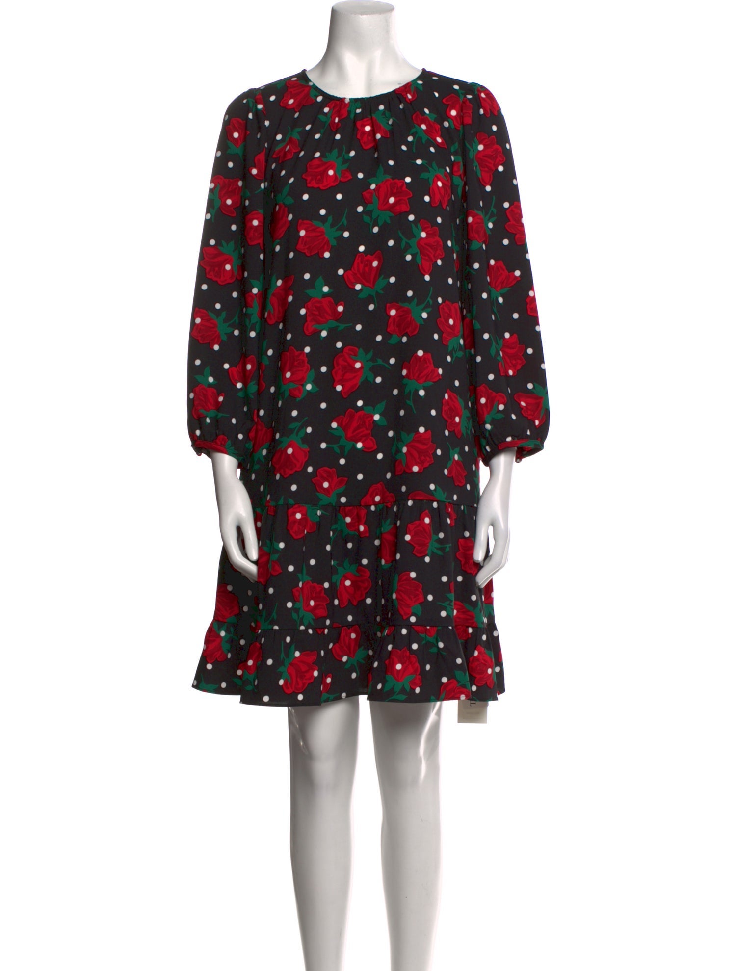 Kate Spade New York Polka Dot Print Mini Dress w/ Tags - Black Dresses ...